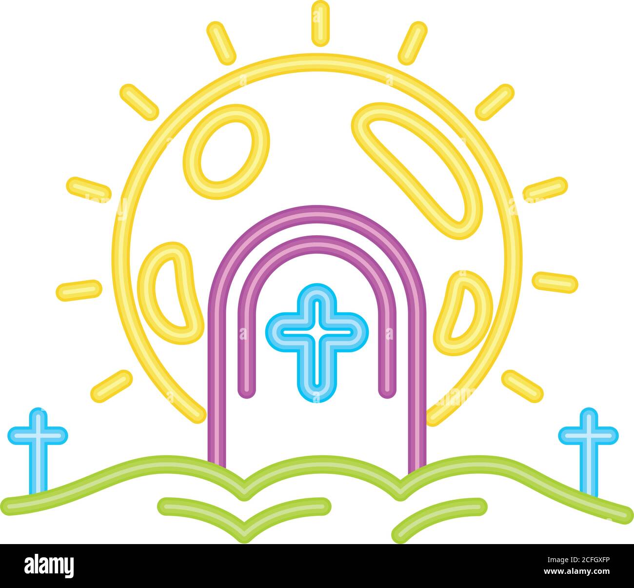 Neon Cemetery High Resolution Stock Photography and Images - Alamy