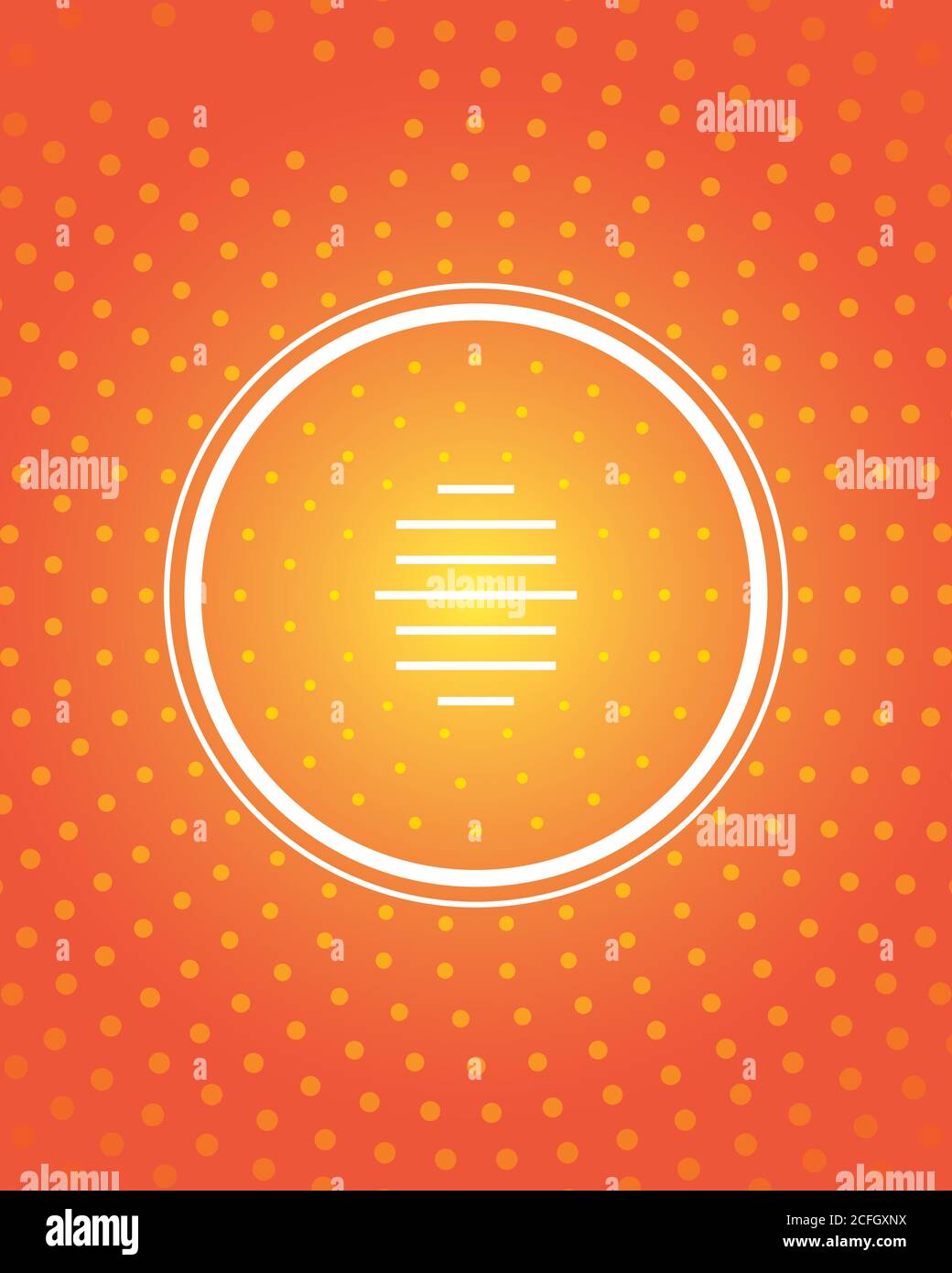 abstract minimal background with orange color vector illustration ...