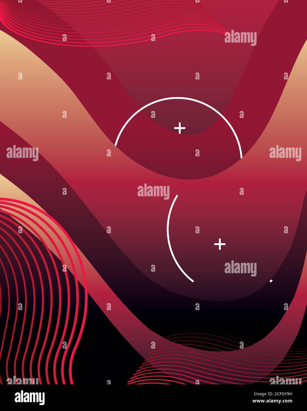 abstract minimal background with red color vector illustration design ...