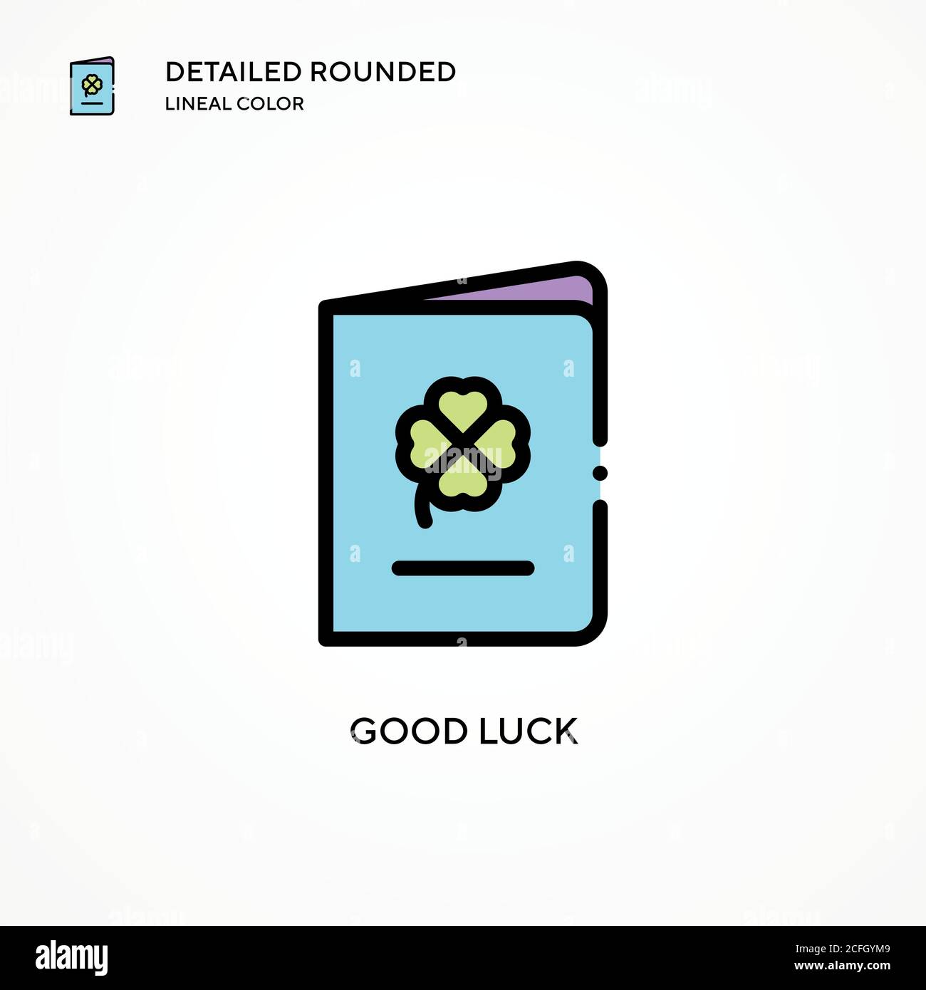 Good luck vector icon. Modern vector illustration concepts. Easy to ...