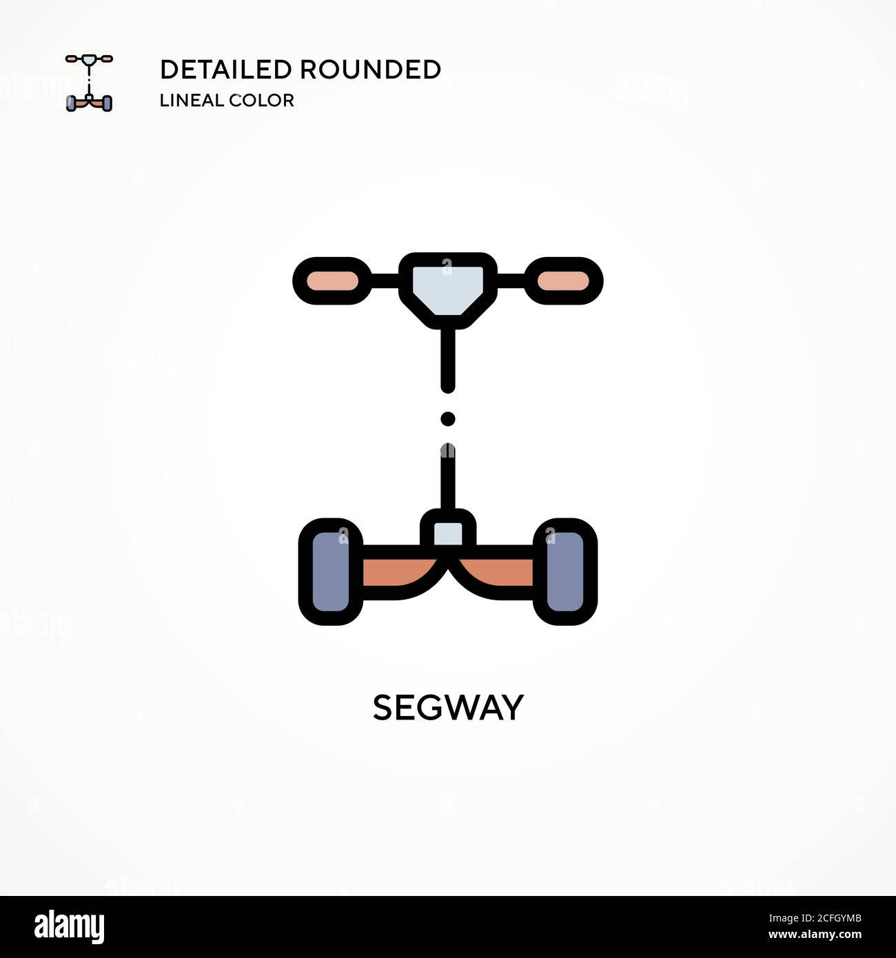 Segway vector icon. Modern vector illustration concepts. Easy to edit ...