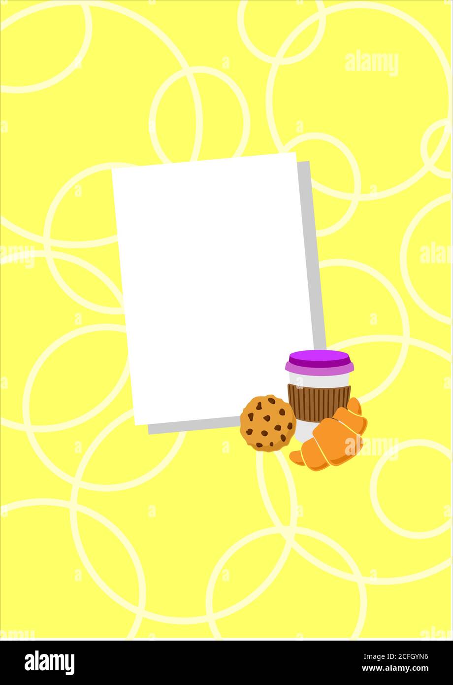 Cookies hot chocolate drink Stock Vector Images - Alamy