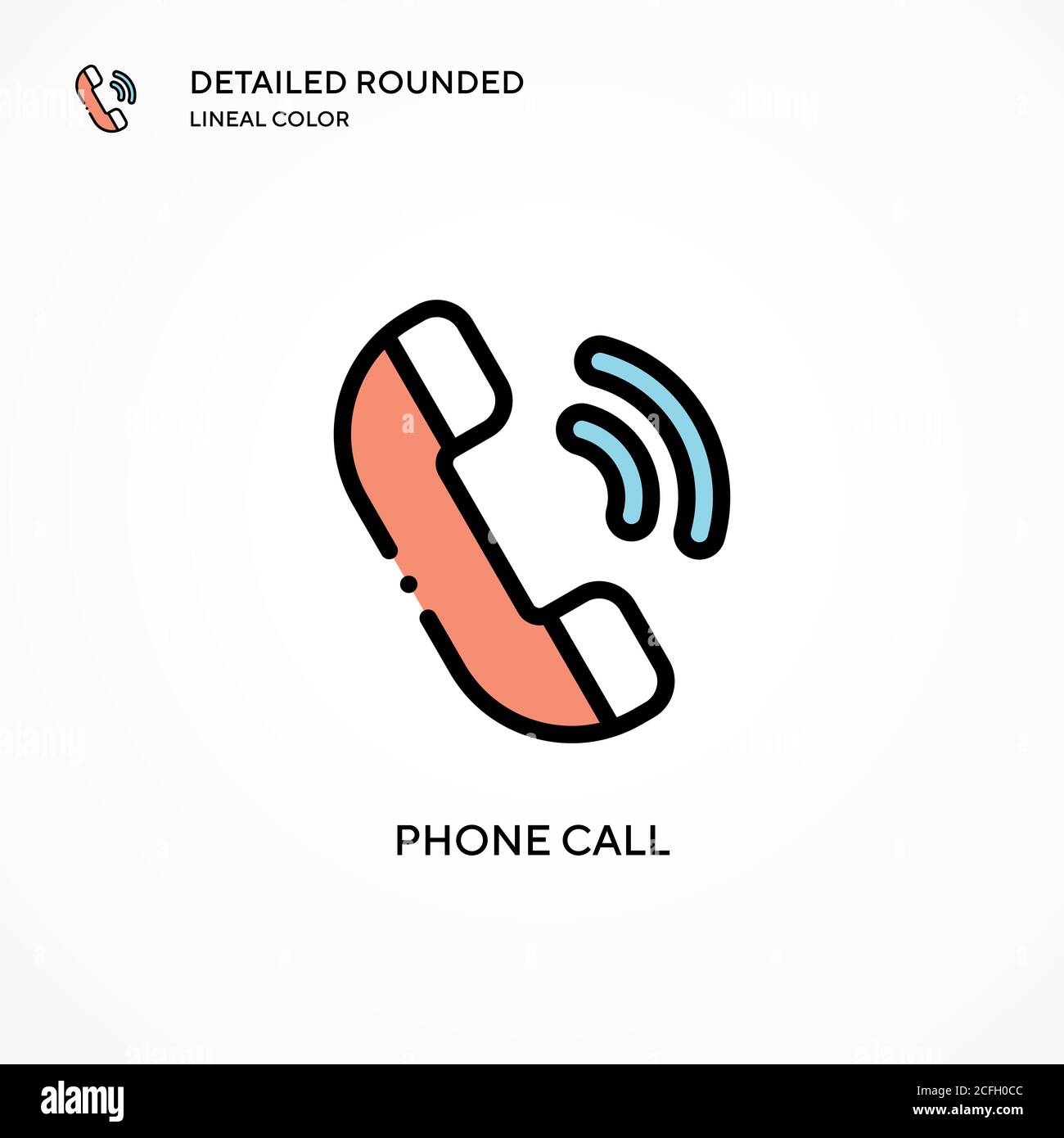 Phone call vector icon. Modern vector illustration concepts. Easy to ...