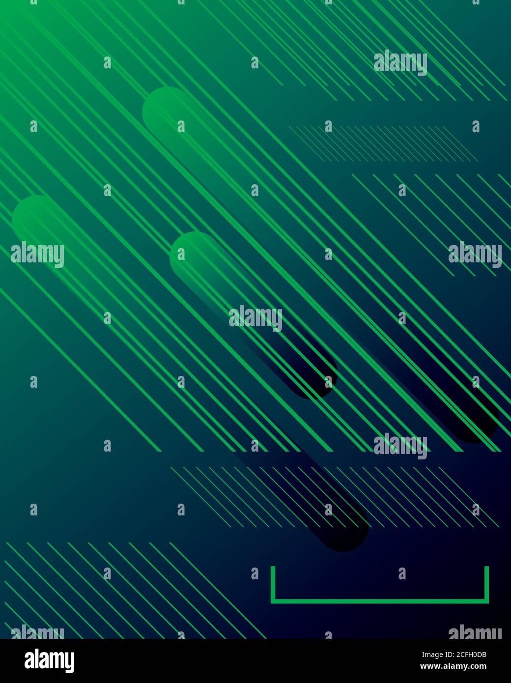 abstract minimal background with green color vector illustration design ...