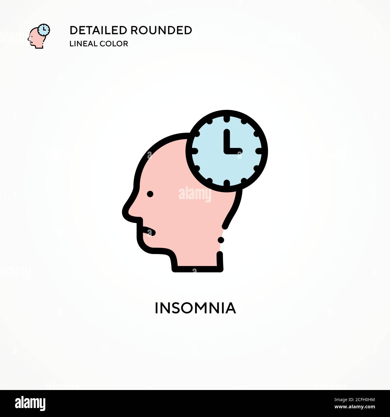 Insomnia vector icon. Modern vector illustration concepts. Easy to edit ...