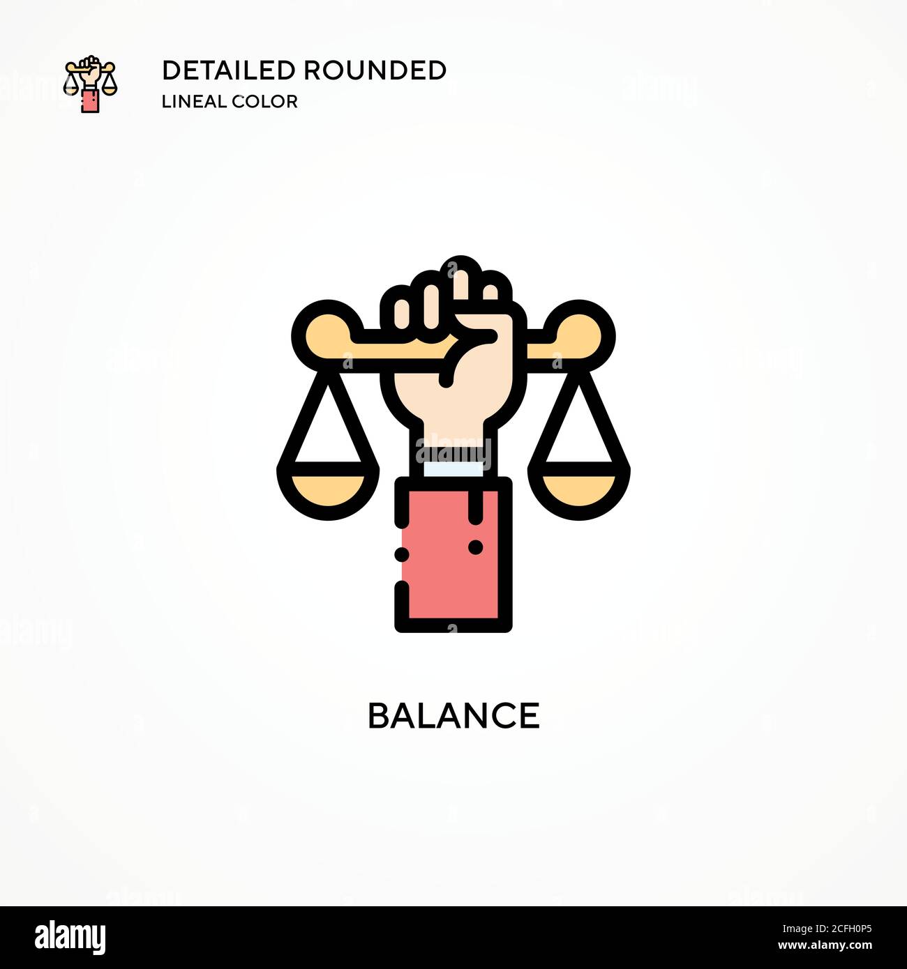 Balance vector icon. Modern vector illustration concepts. Easy to edit ...