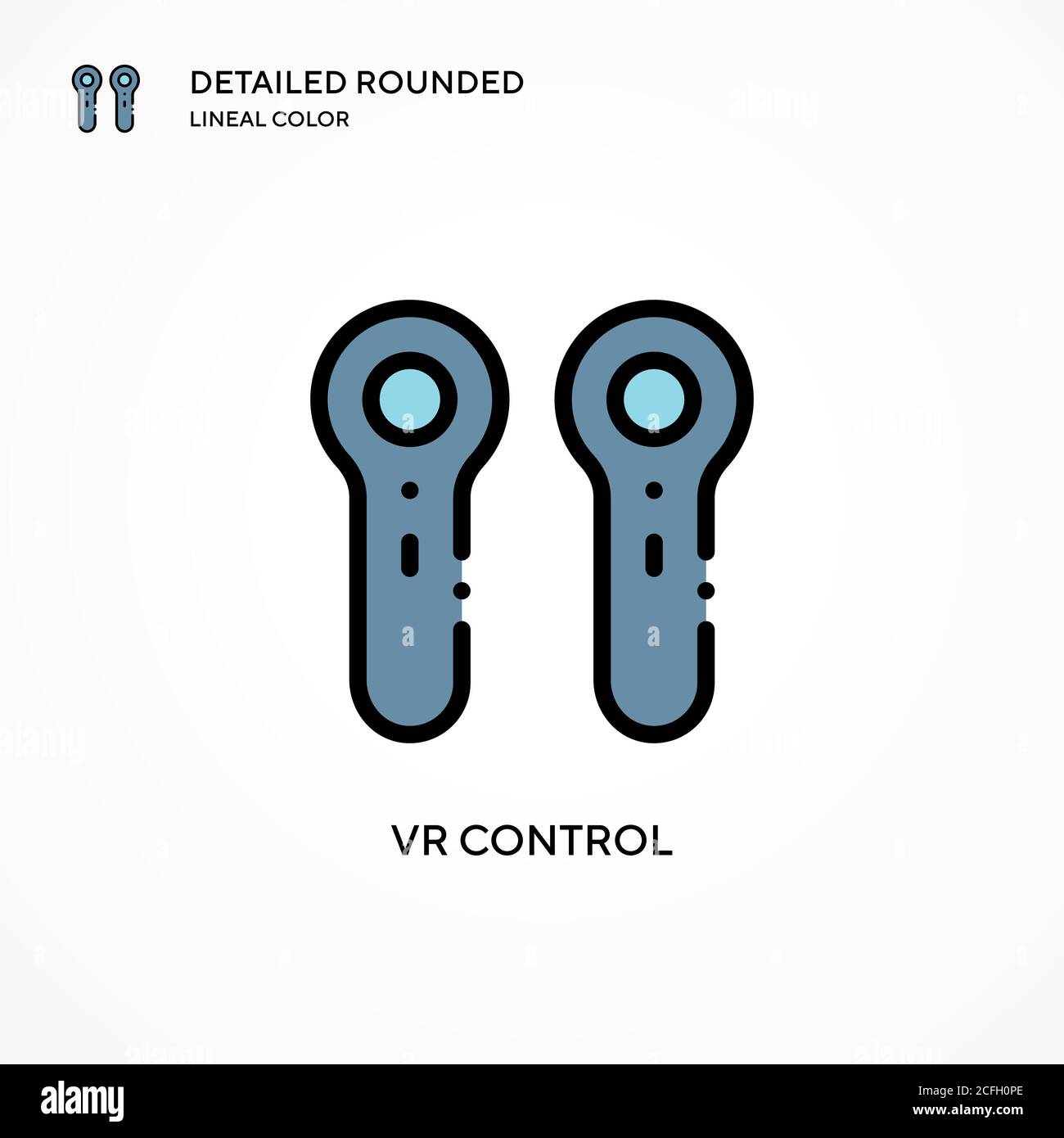 Vr control vector icon. Modern vector illustration concepts. Easy to ...