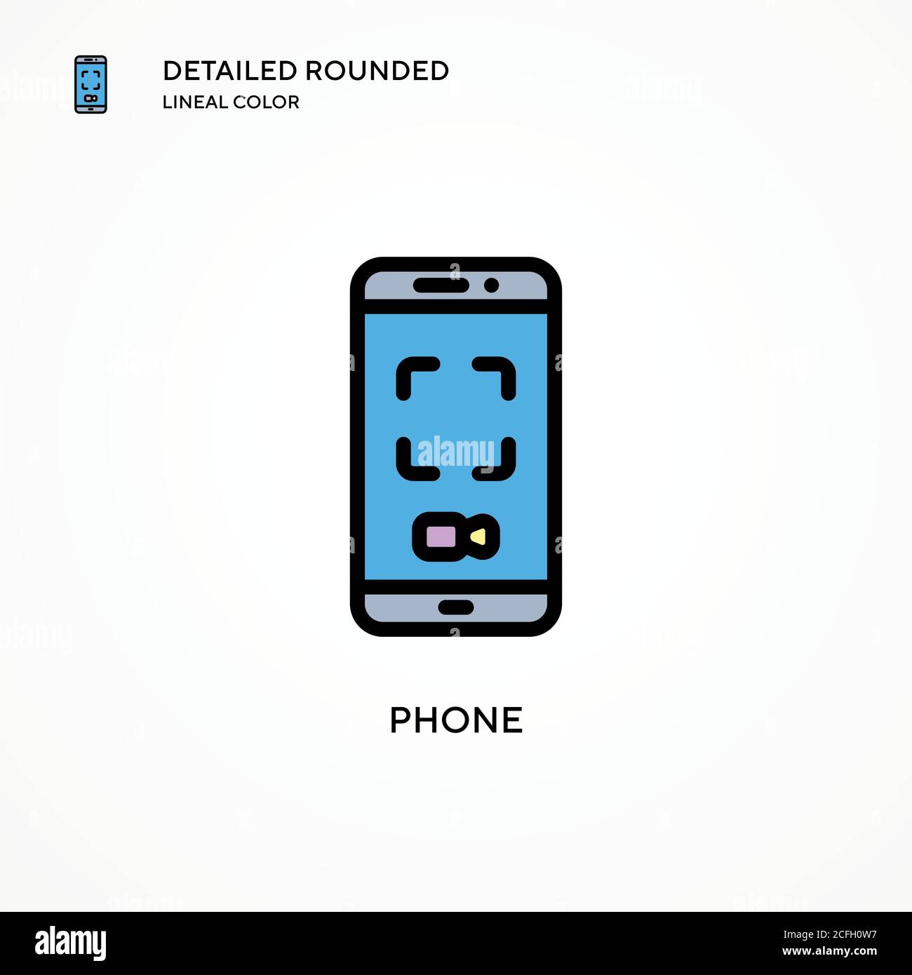 Phone vector icon. Modern vector illustration concepts. Easy to edit ...