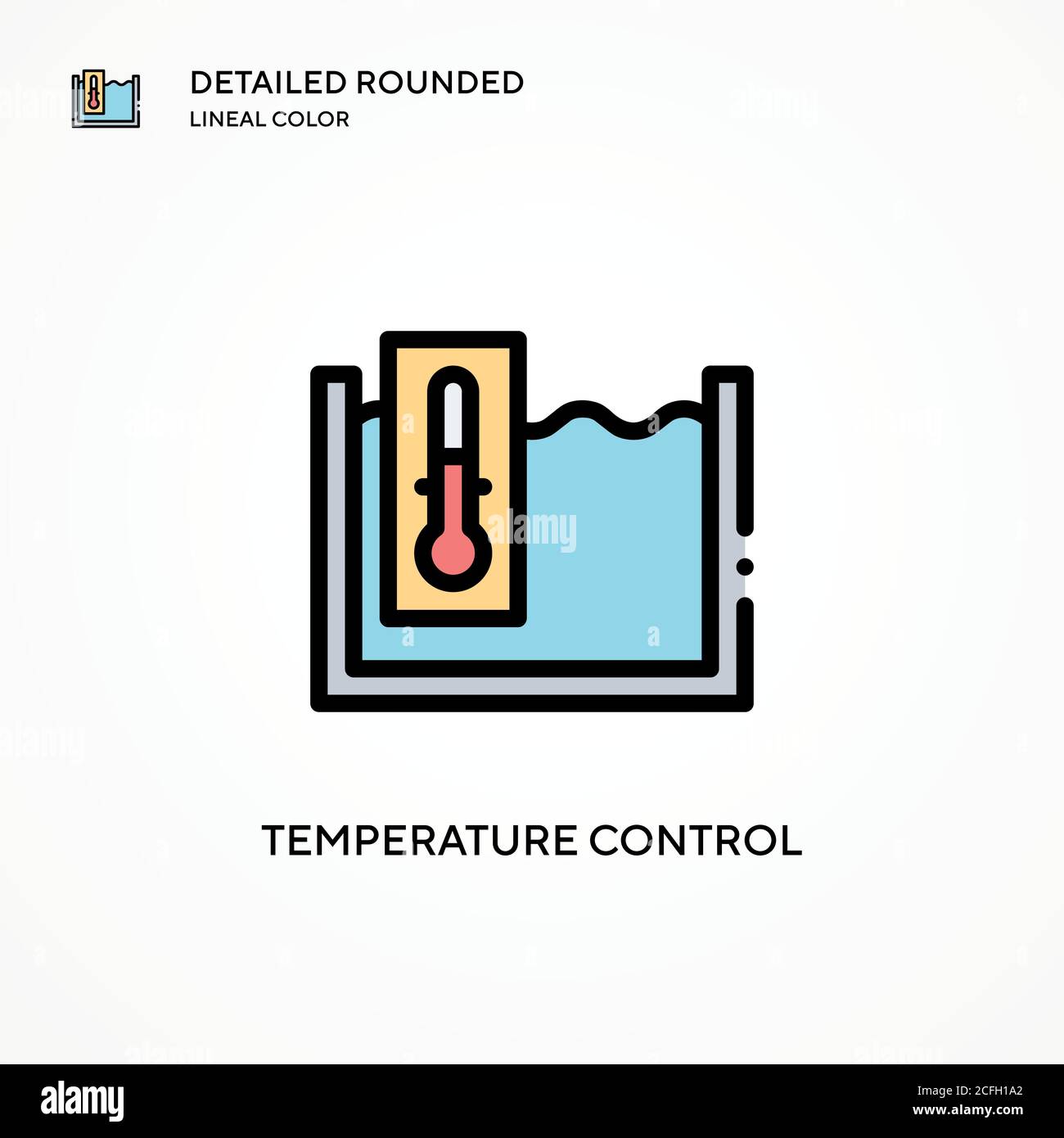 Temperature control vector icon. Modern vector illustration concepts ...