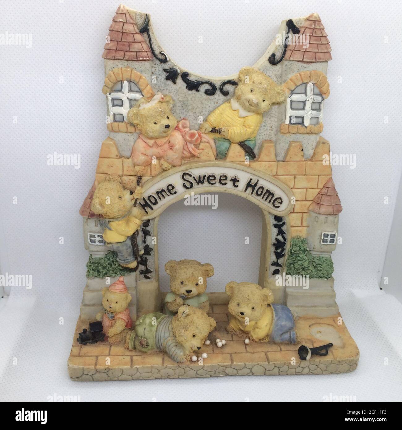 Blue teddy bear and photo frame hi-res stock photography and images - Alamy