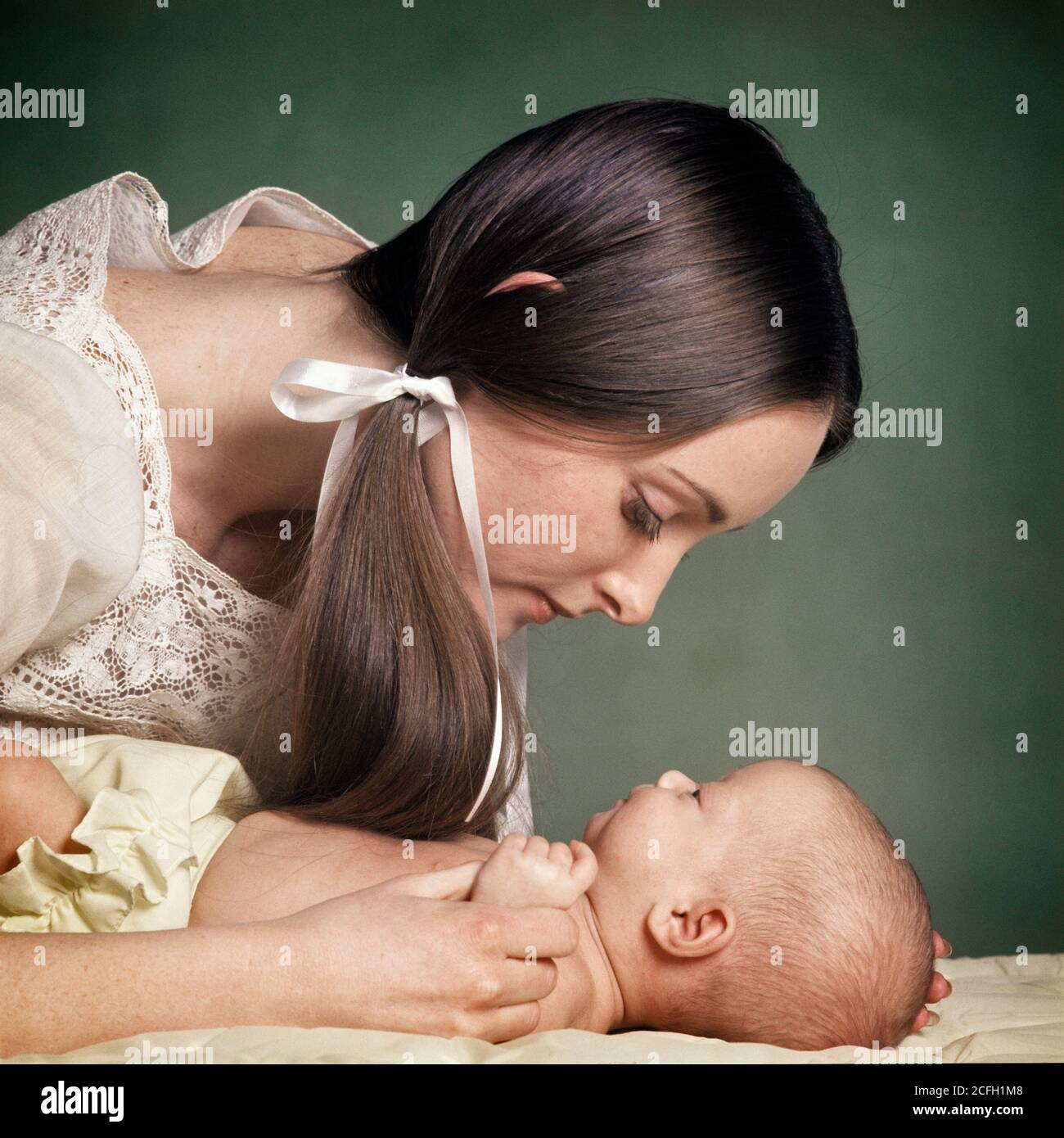 1960s mother and baby hi-res stock photography and images - Alamy