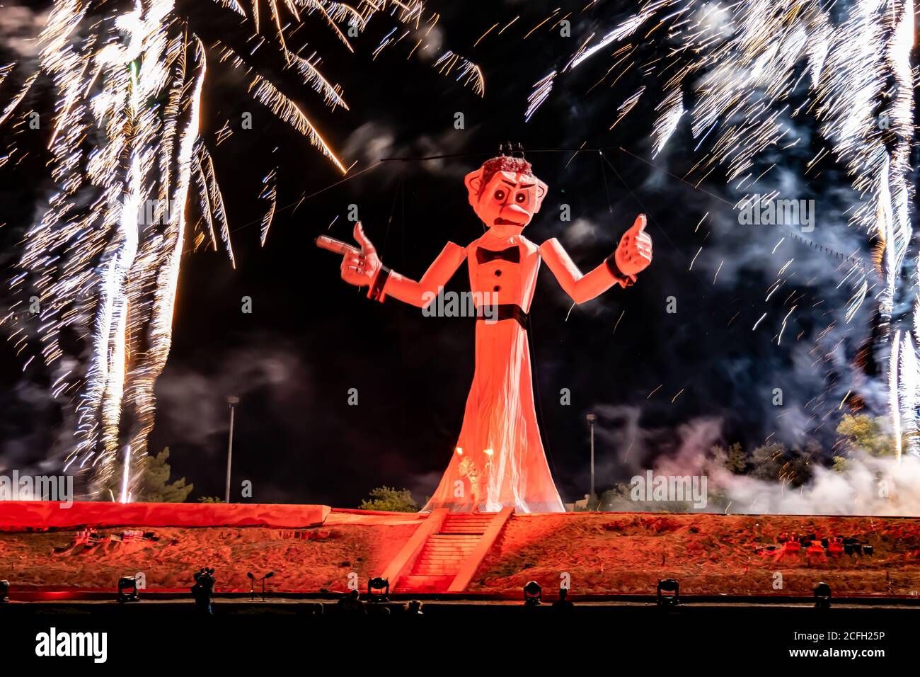 Zozobra (Old Man Gloom) in Santa Fe, New Mexico Stock Photo - Alamy