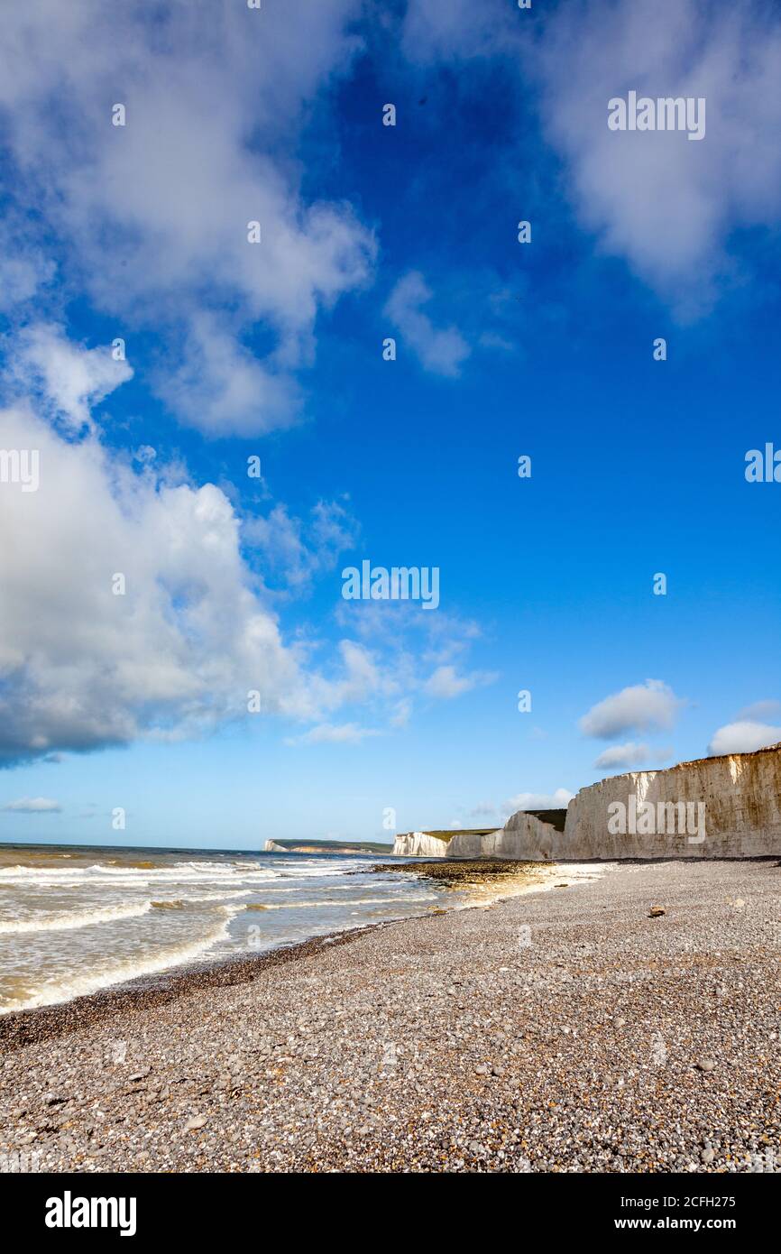 The White Cliffs of Dover, part of the North Downs formation, is the ...