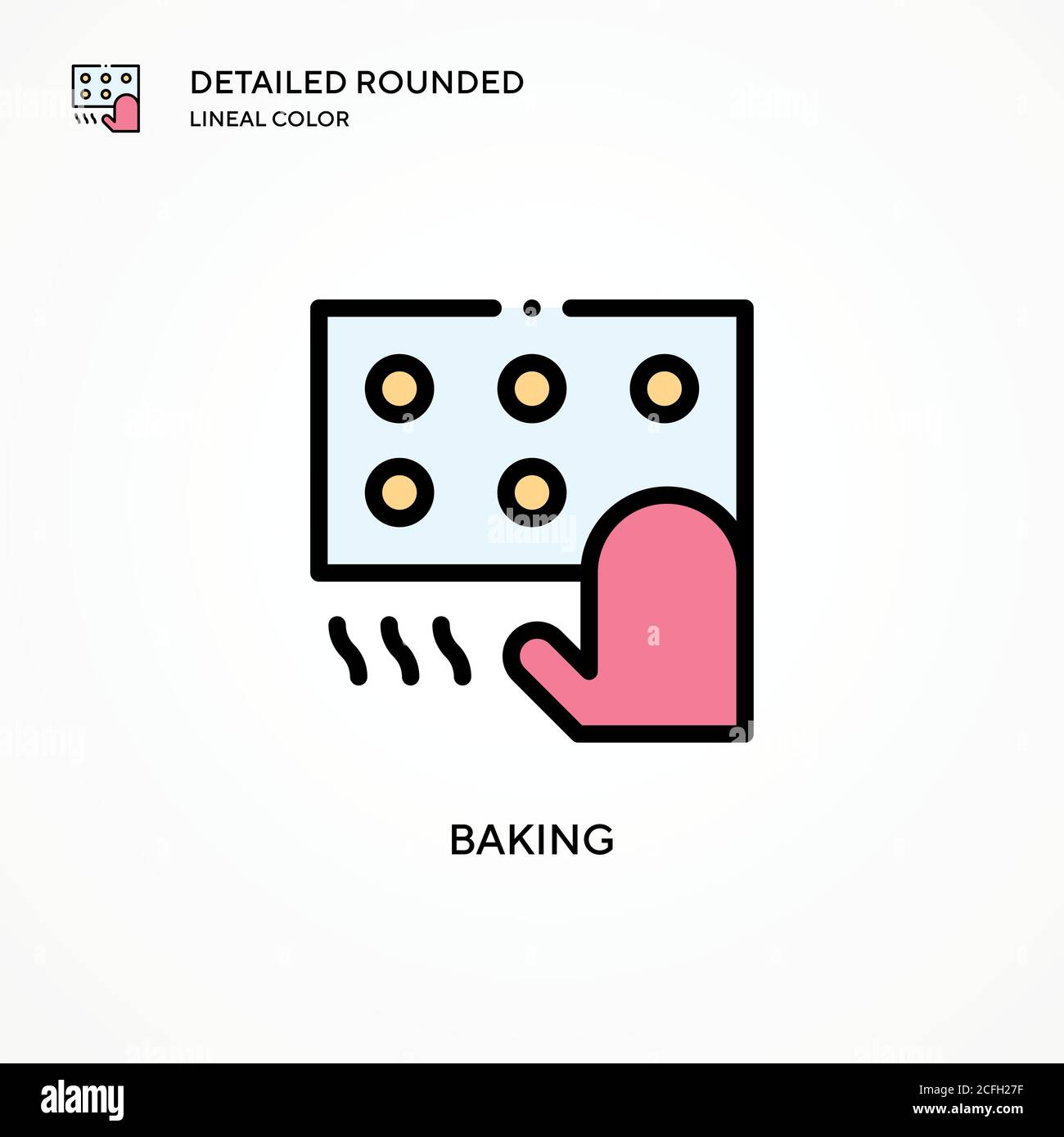 Baking vector icon. Modern vector illustration concepts. Easy to edit ...