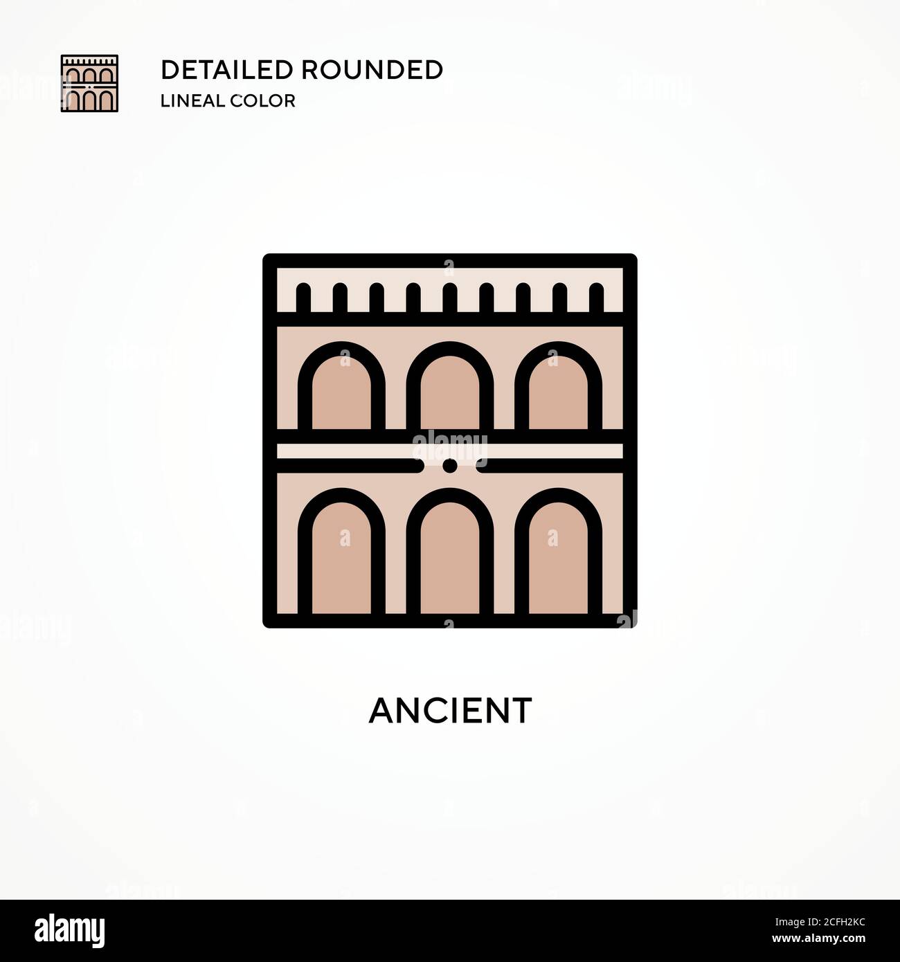 Ancient vector icon. Modern vector illustration concepts. Easy to edit ...
