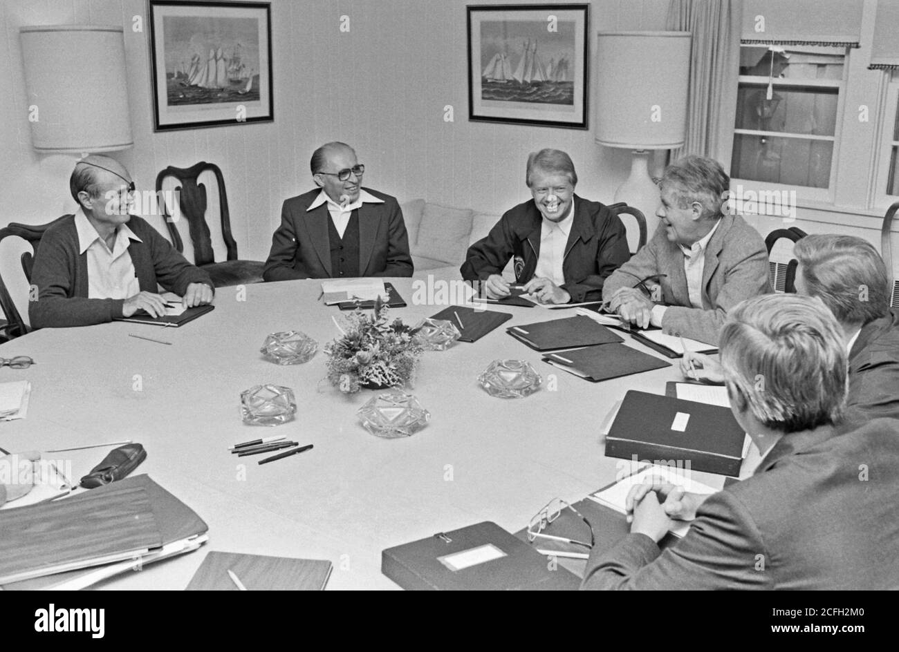 Cyrus vance and menachem begin hi-res stock photography and images - Alamy