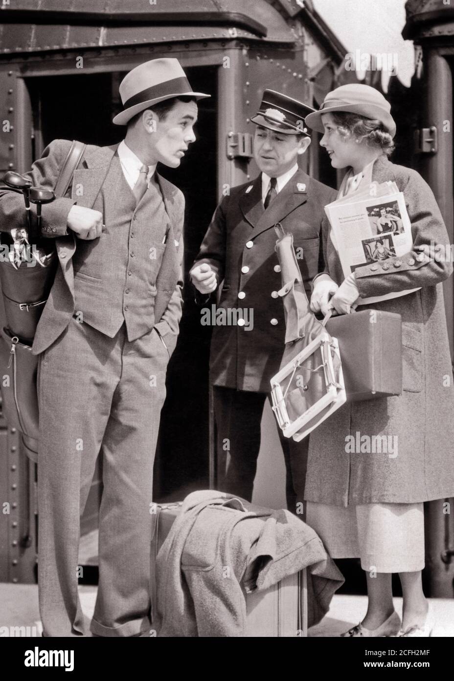 Uniform female train conductor hi-res stock photography and images - Alamy