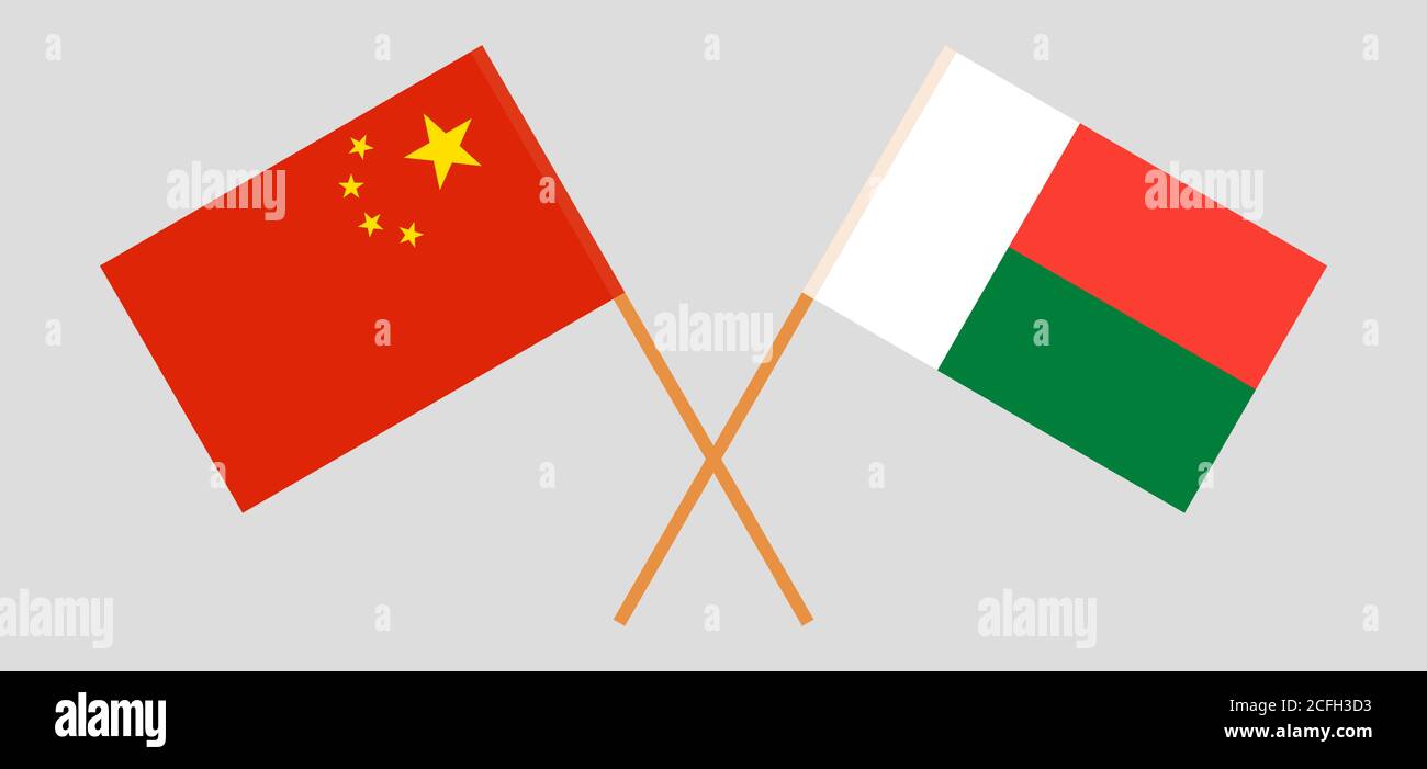 Madagascar china flag Stock Vector Images - Alamy