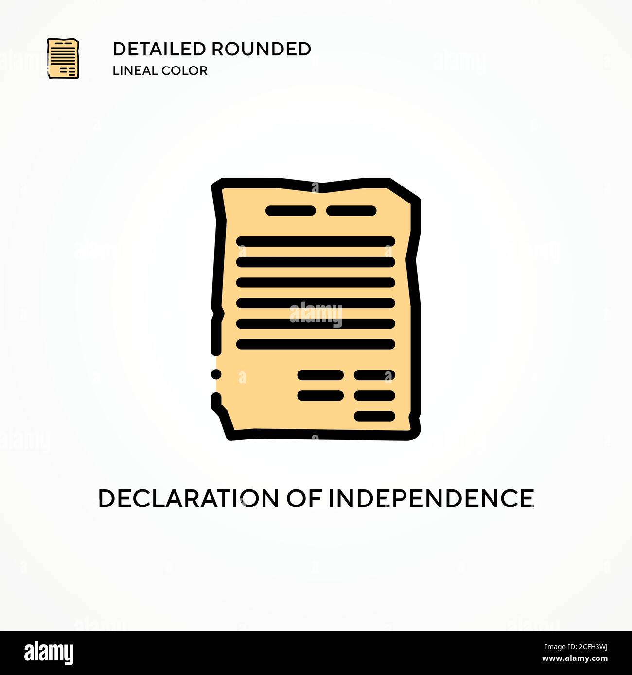 Writing the bill of rights Stock Vector Images - Alamy