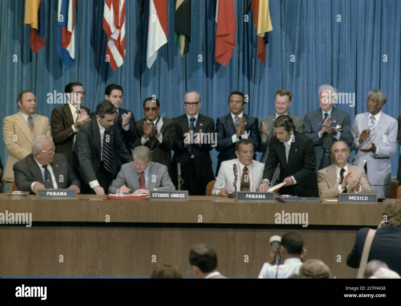 Jimmy carter and torrijos hi-res stock photography and images - Alamy