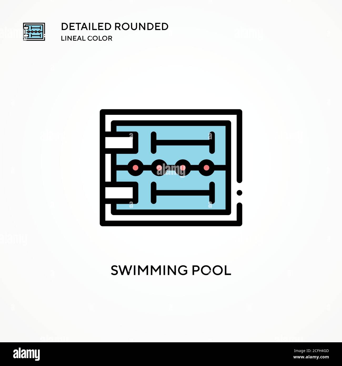 The swimming pool at modern luxury hotel Cut Out Stock Images ...