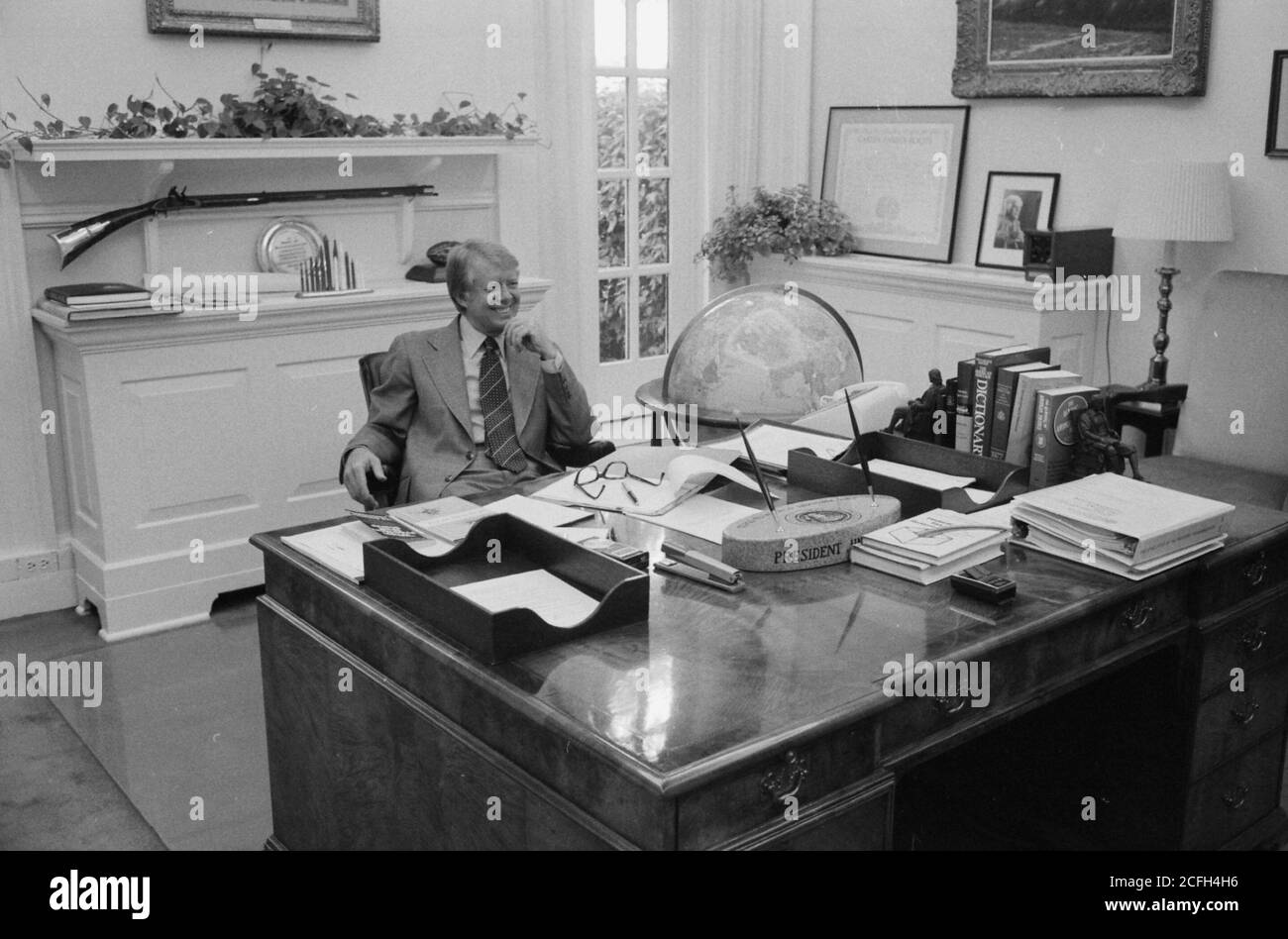 Jimmy carter working Black and White Stock Photos & Images - Alamy