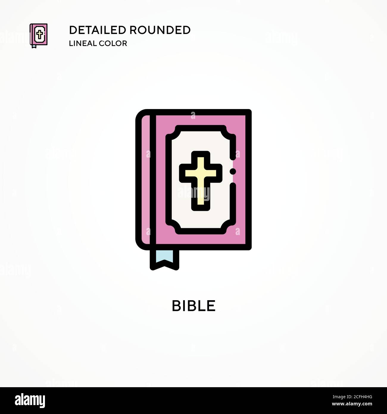 Bible vector icon. Modern vector illustration concepts. Easy to edit ...