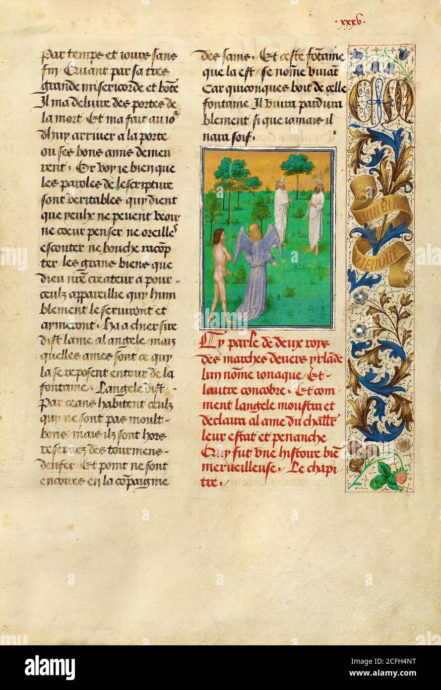 Simon Marmion, Two Kings of Ireland 1475 Tempera, gold, ink on ...