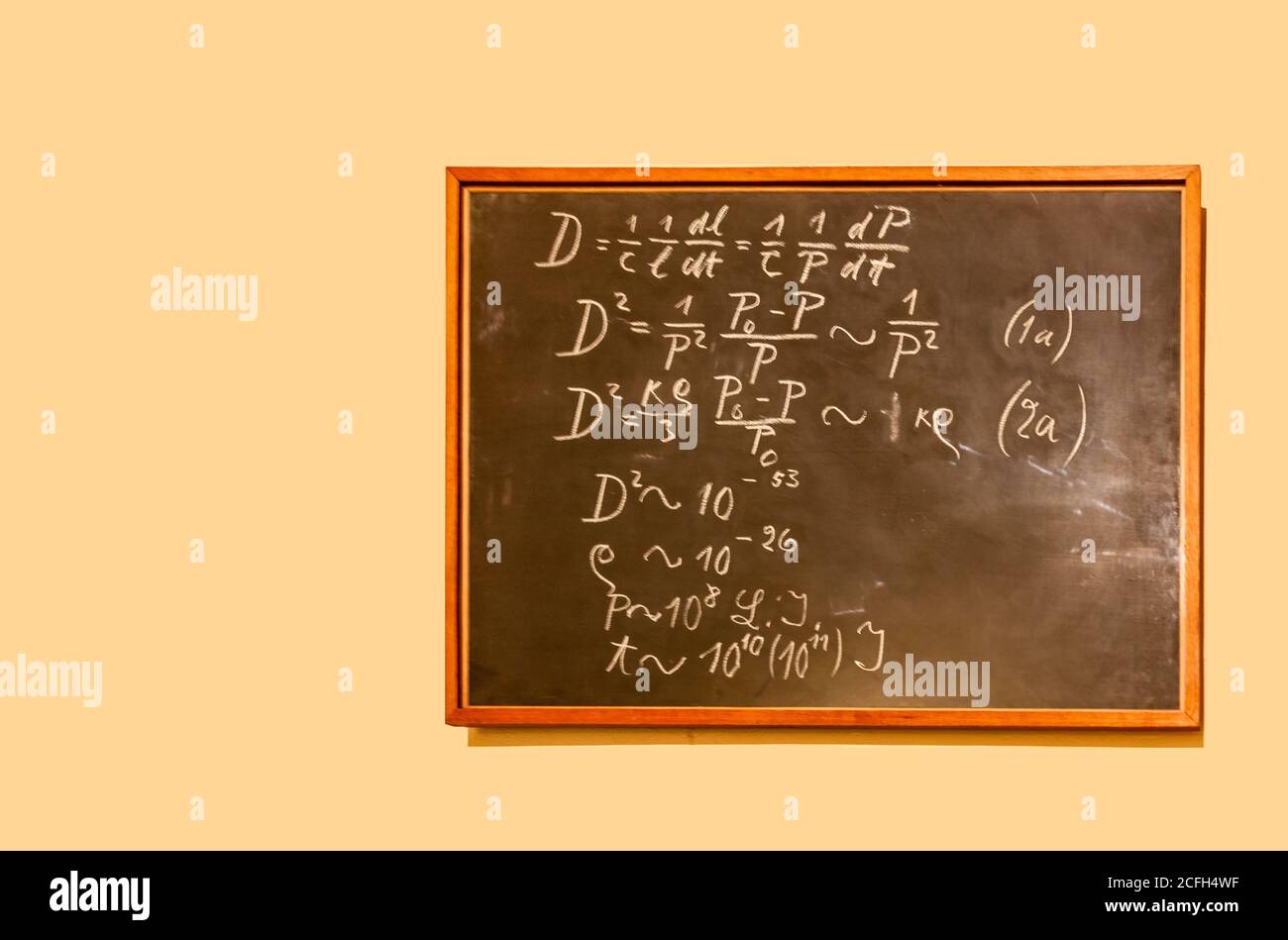 This blackboard was preserved from Einstein’s second lecture, on 16 May ...