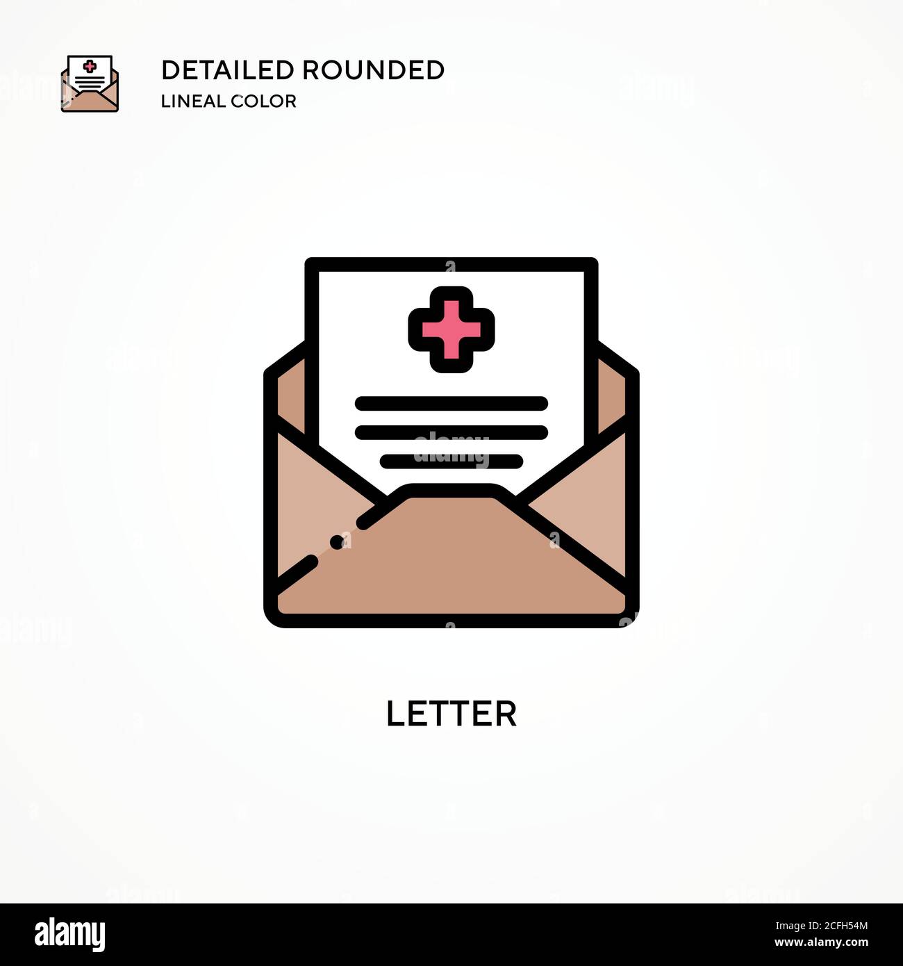 Letter vector icon. Modern vector illustration concepts. Easy to edit ...