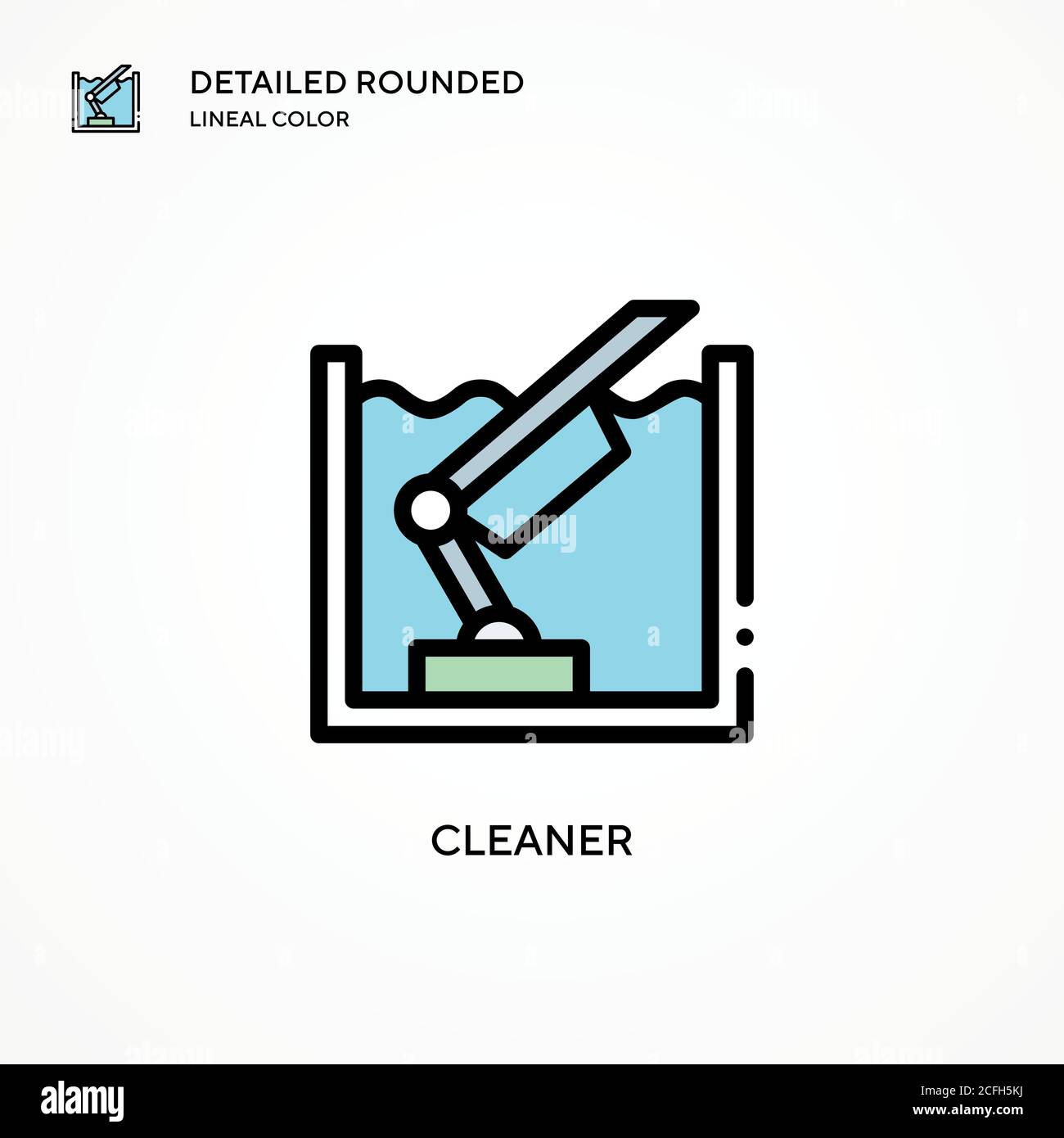Cleaner vector icon. Modern vector illustration concepts. Easy to edit ...