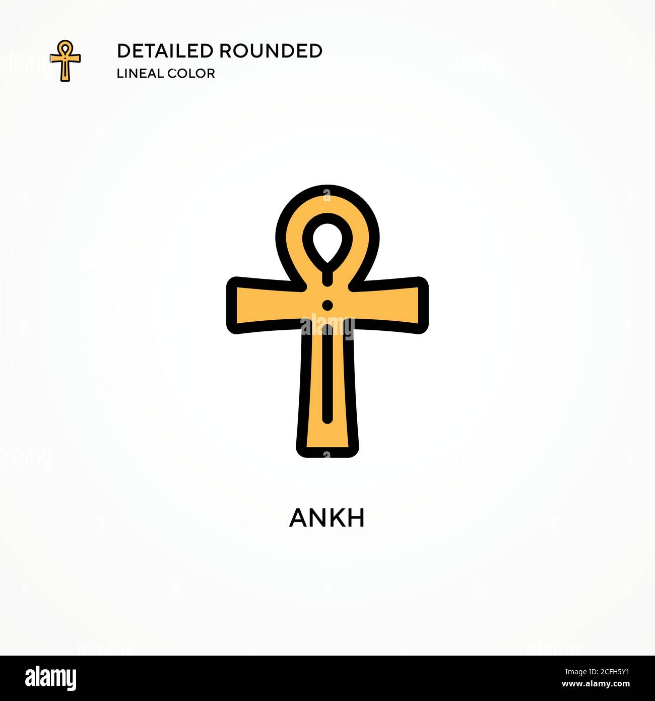 Ankh vector icon. Modern vector illustration concepts. Easy to edit and ...