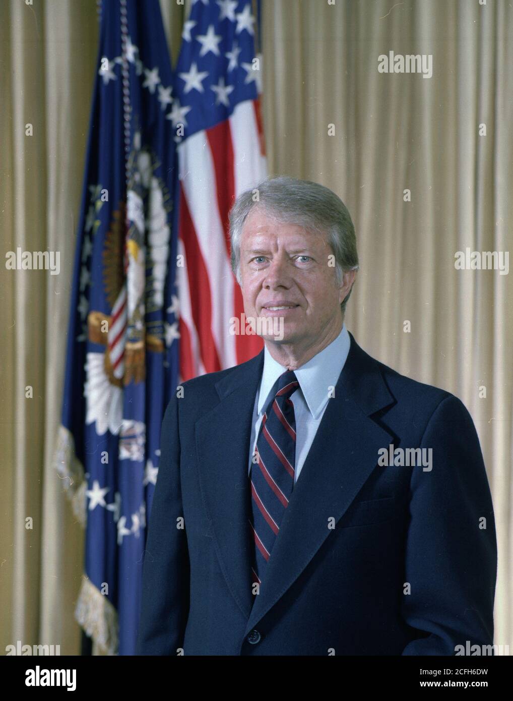 Official portrait of Jimmy Carter ca. 1 May 1978 Stock Photo - Alamy
