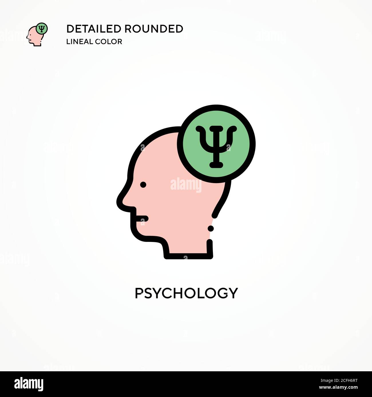 Psychology vector icon. Modern vector illustration concepts. Easy to ...