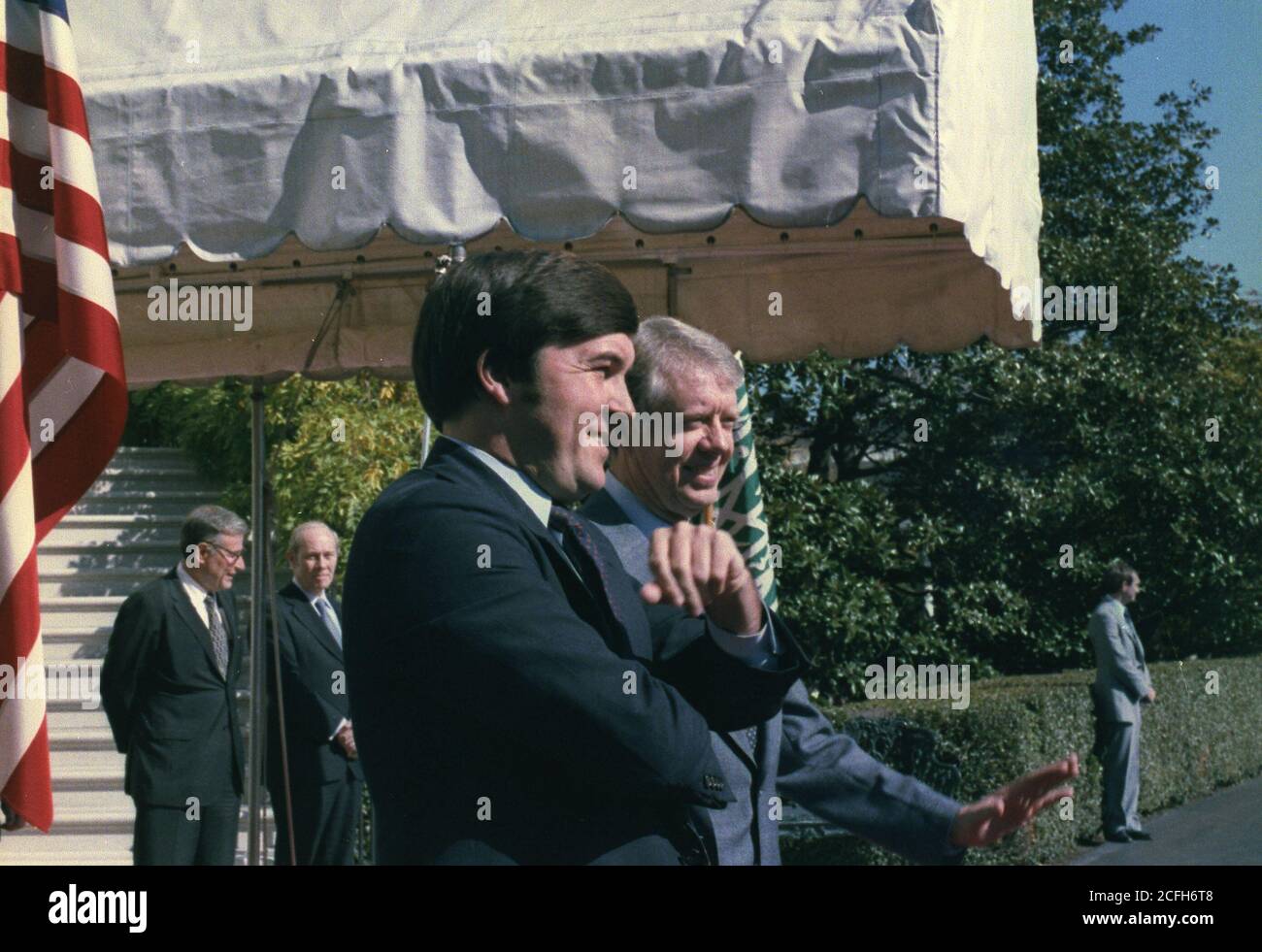 Hamilton Jordan and Jimmy Carter ca. 27 October 1978 Stock Photo - Alamy