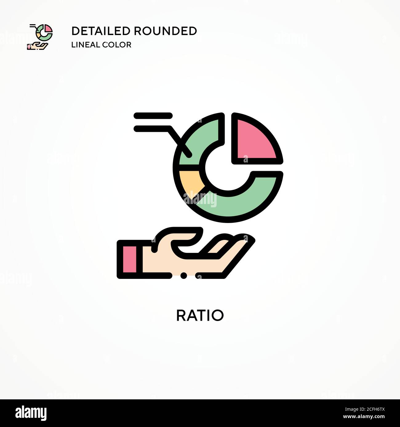 Ratio vector icon. Modern vector illustration concepts. Easy to edit ...