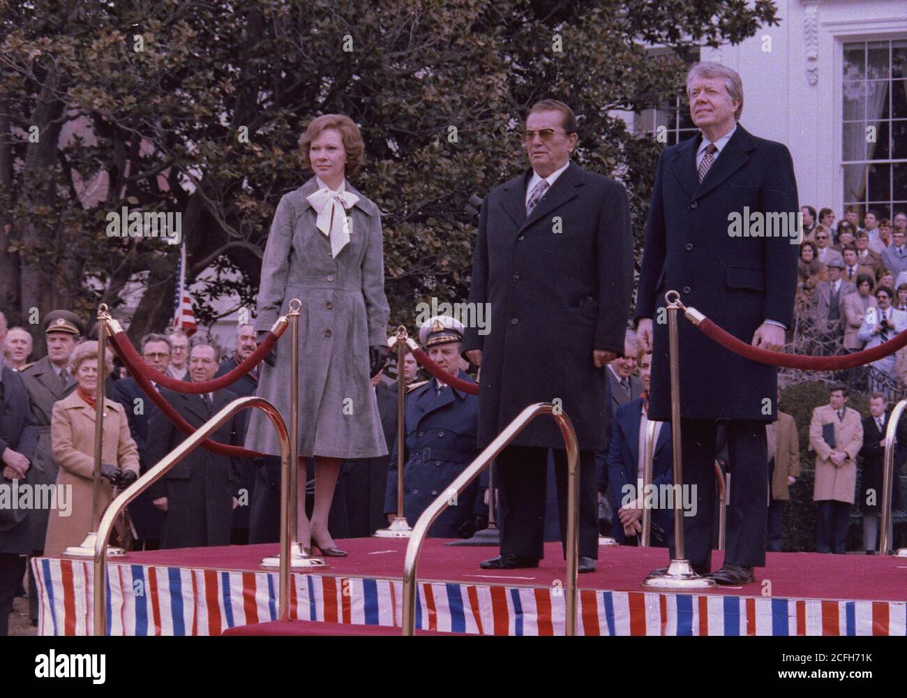 "Arrival ceremony for state visit of Josip Tito, President of ...