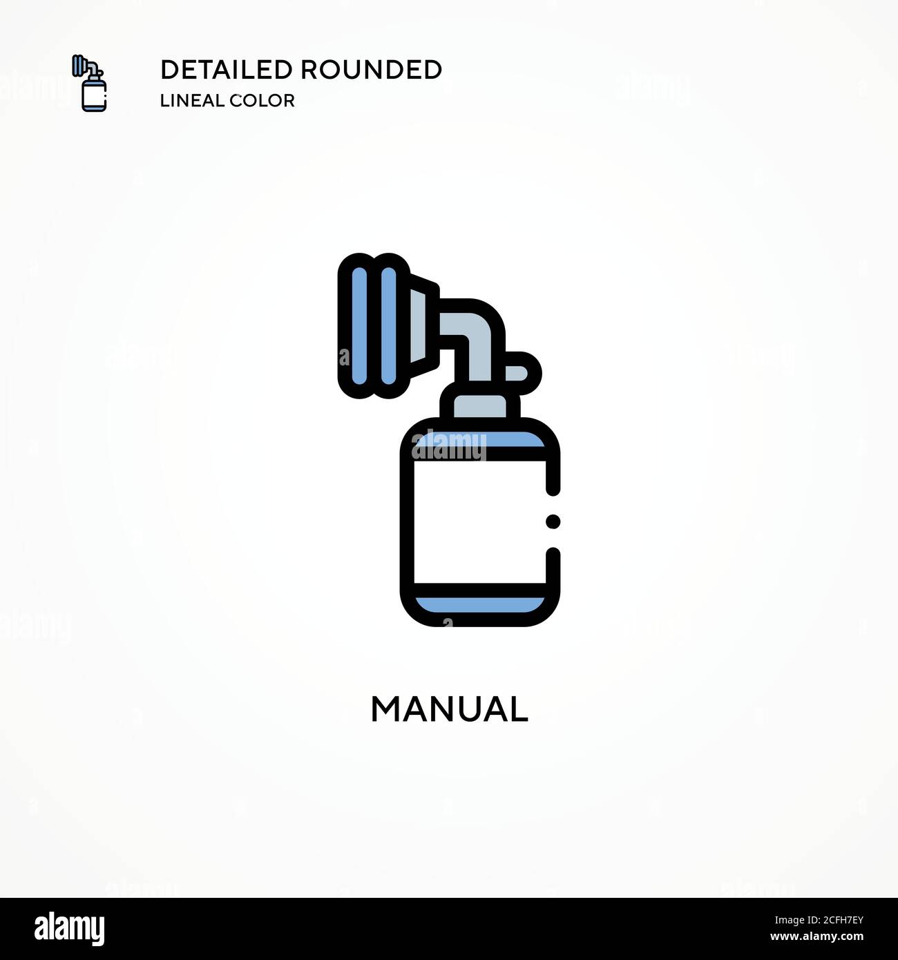 Manual vector icon. Modern vector illustration concepts. Easy to edit ...