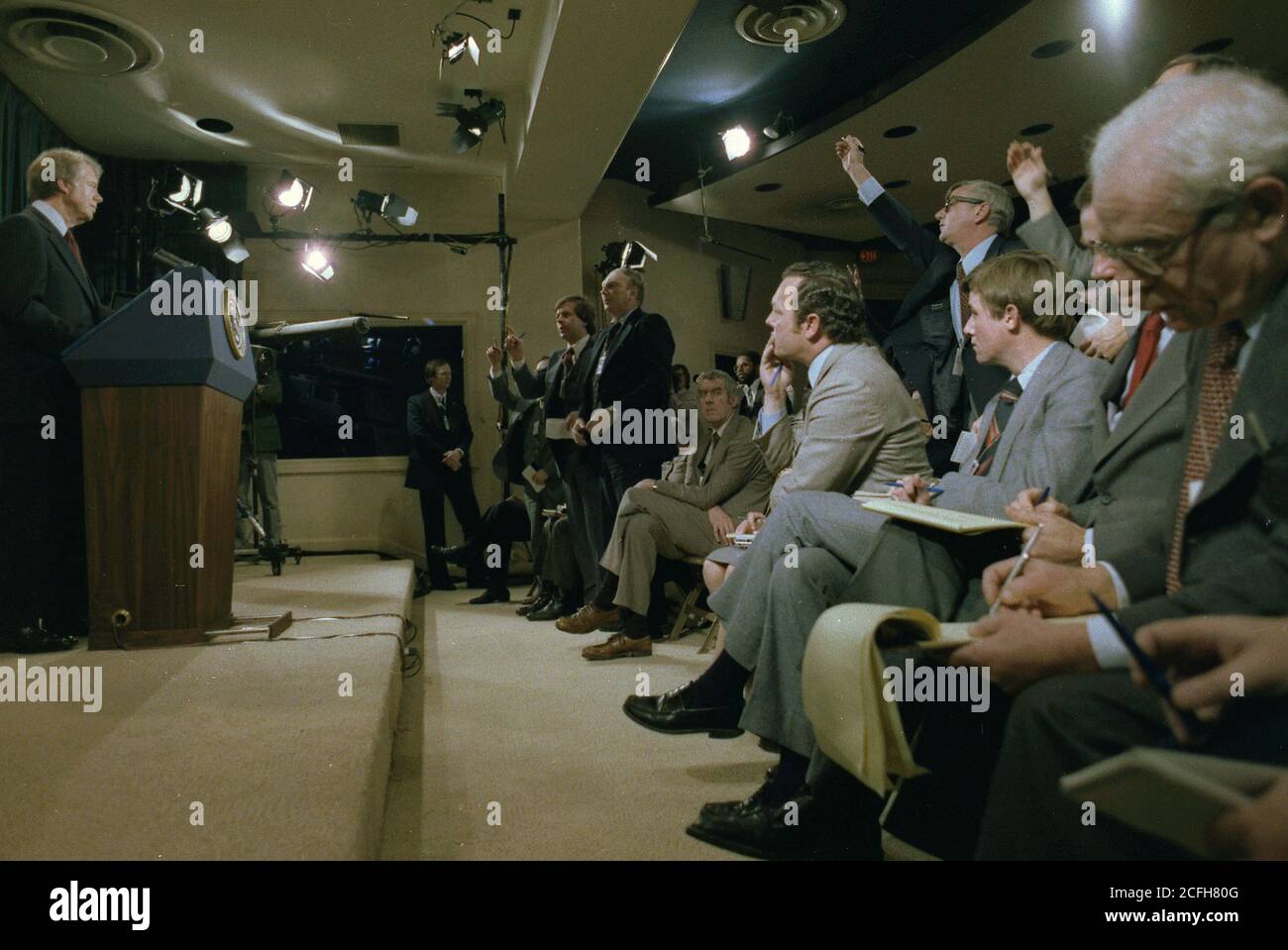 Press Conference 1970s High Resolution Stock Photography and Images - Alamy