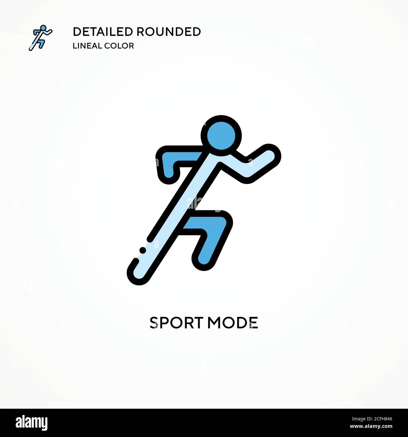 Sport mode vector icon. Modern vector illustration concepts. Easy to ...