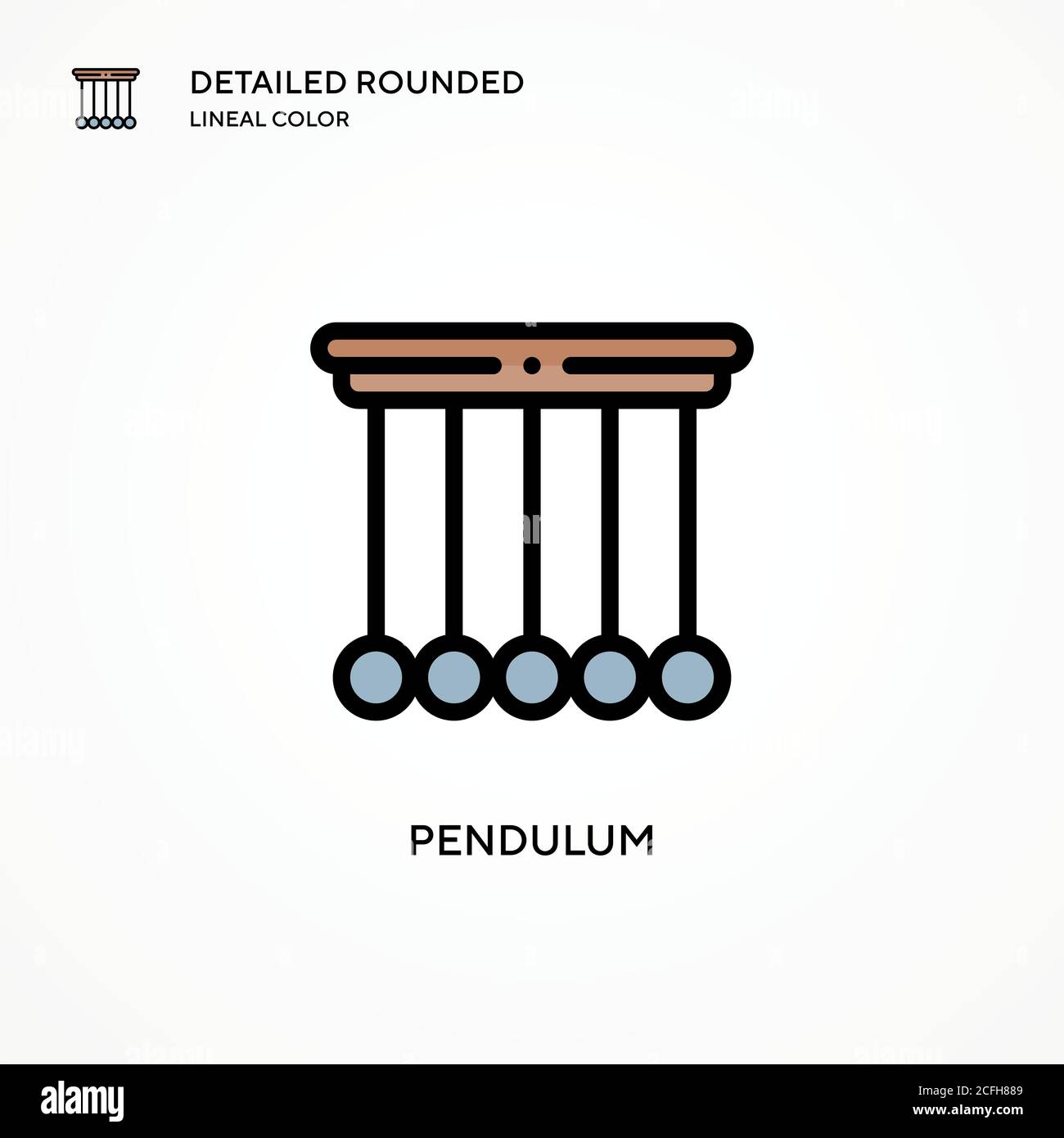 Pendulum vector icon. Modern vector illustration concepts. Easy to edit ...