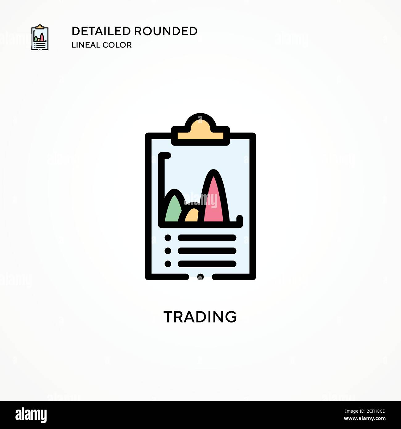 Trading vector icon. Modern vector illustration concepts. Easy to edit ...