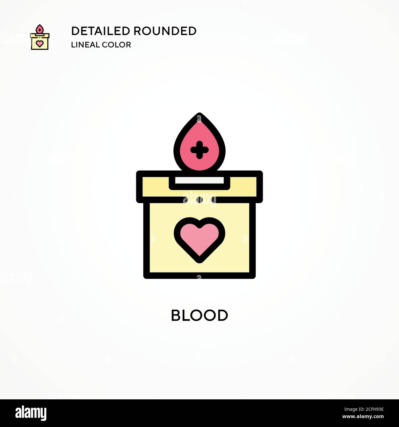 Blood vector icon. Modern vector illustration concepts. Easy to edit ...