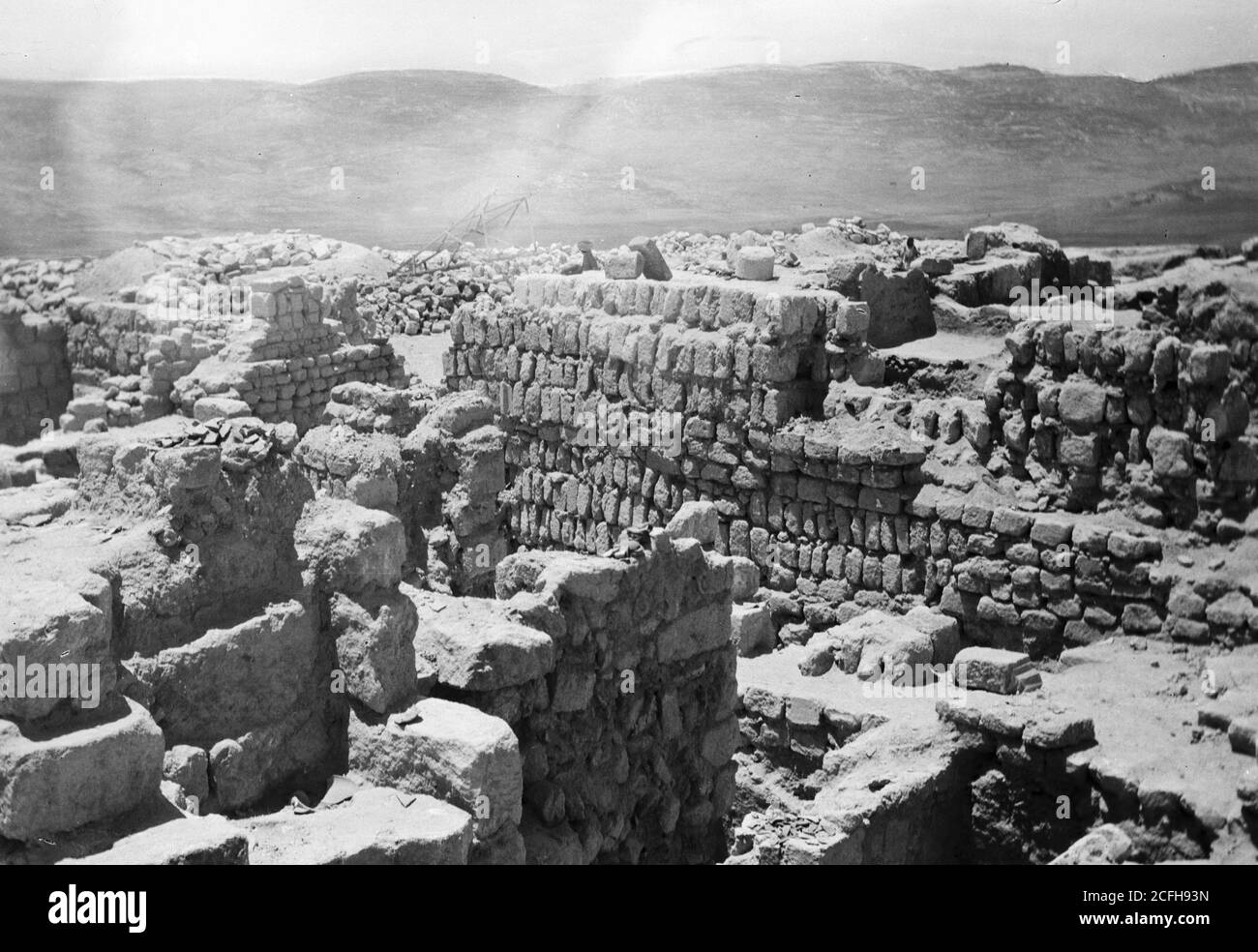 Original Caption: Northern views. The excavations at Samaria. Ruins of ...