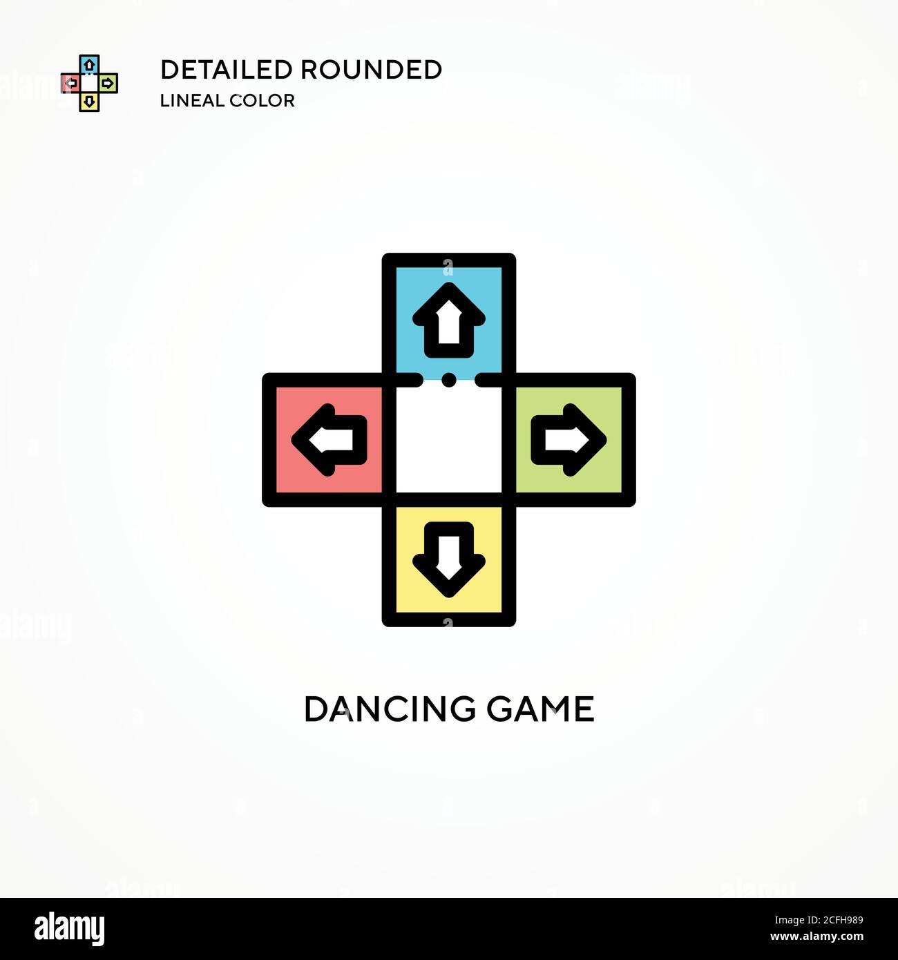 Dancing game console Stock Vector Images - Alamy