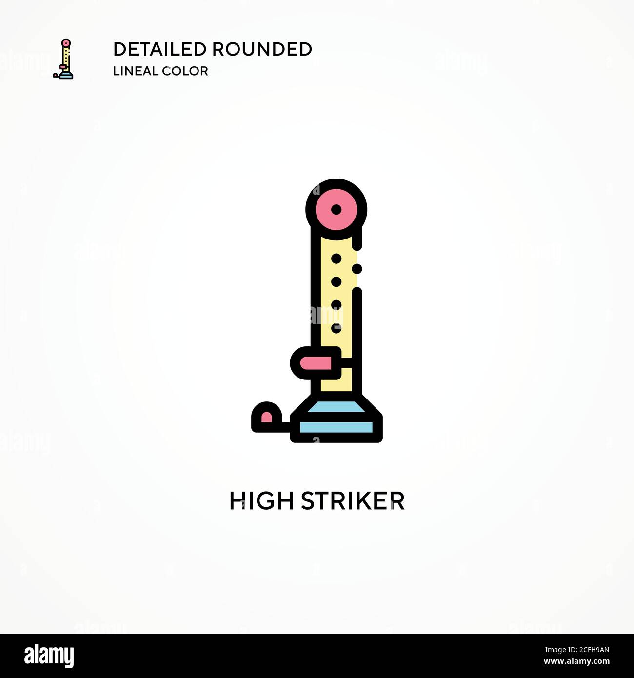 High striker carnival game hi-res stock photography and images - Alamy