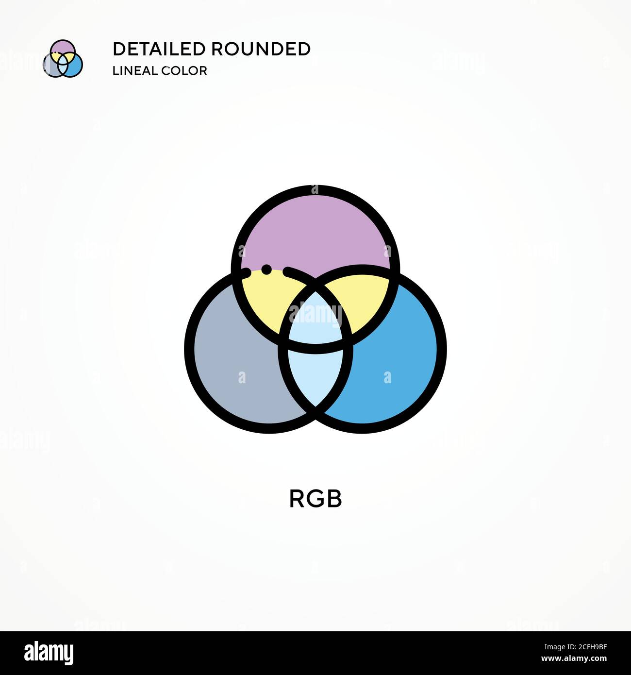 Rgb vector icon. Modern vector illustration concepts. Easy to edit and ...