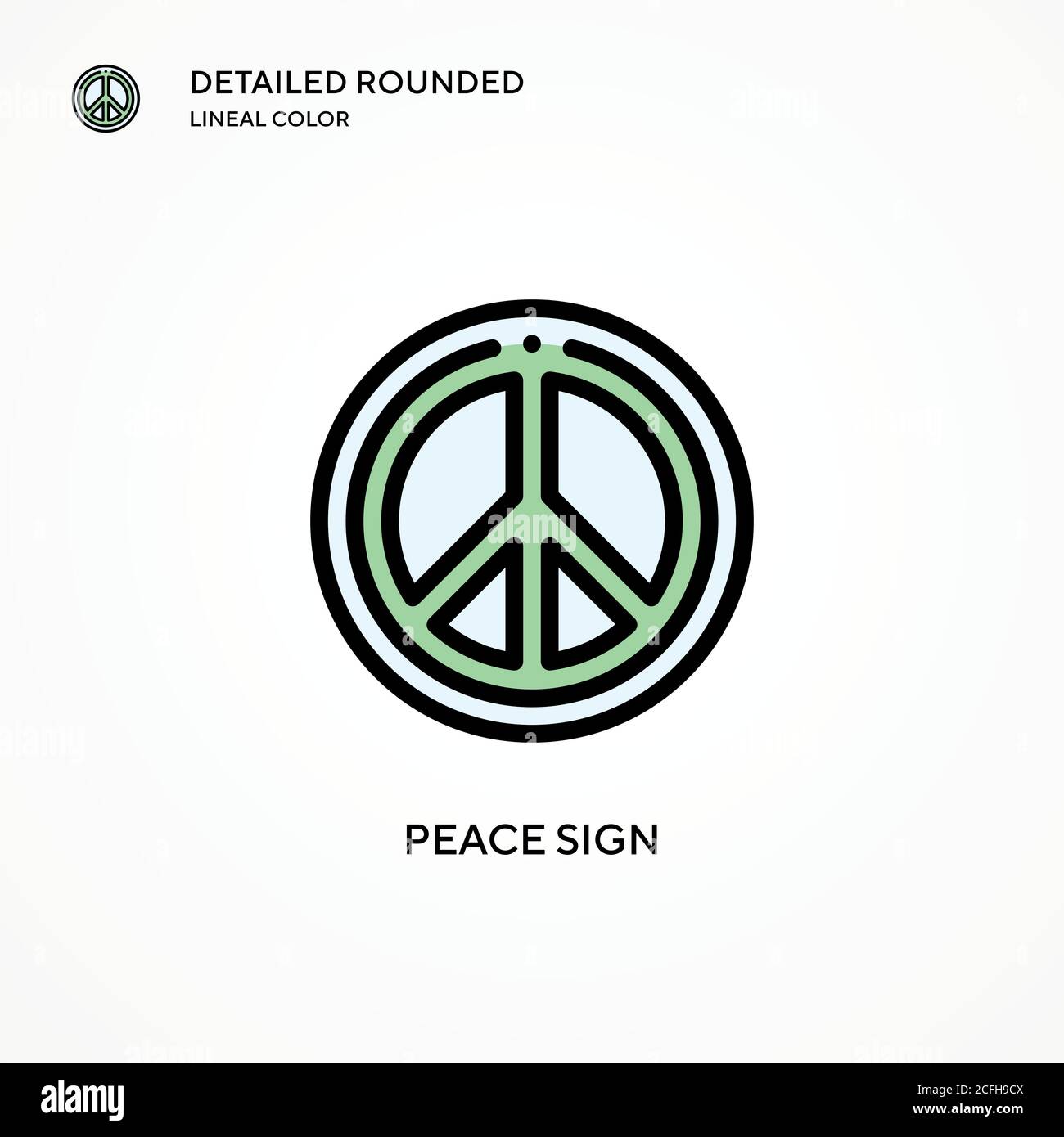 Peace sign vector icon. Modern vector illustration concepts. Easy to ...