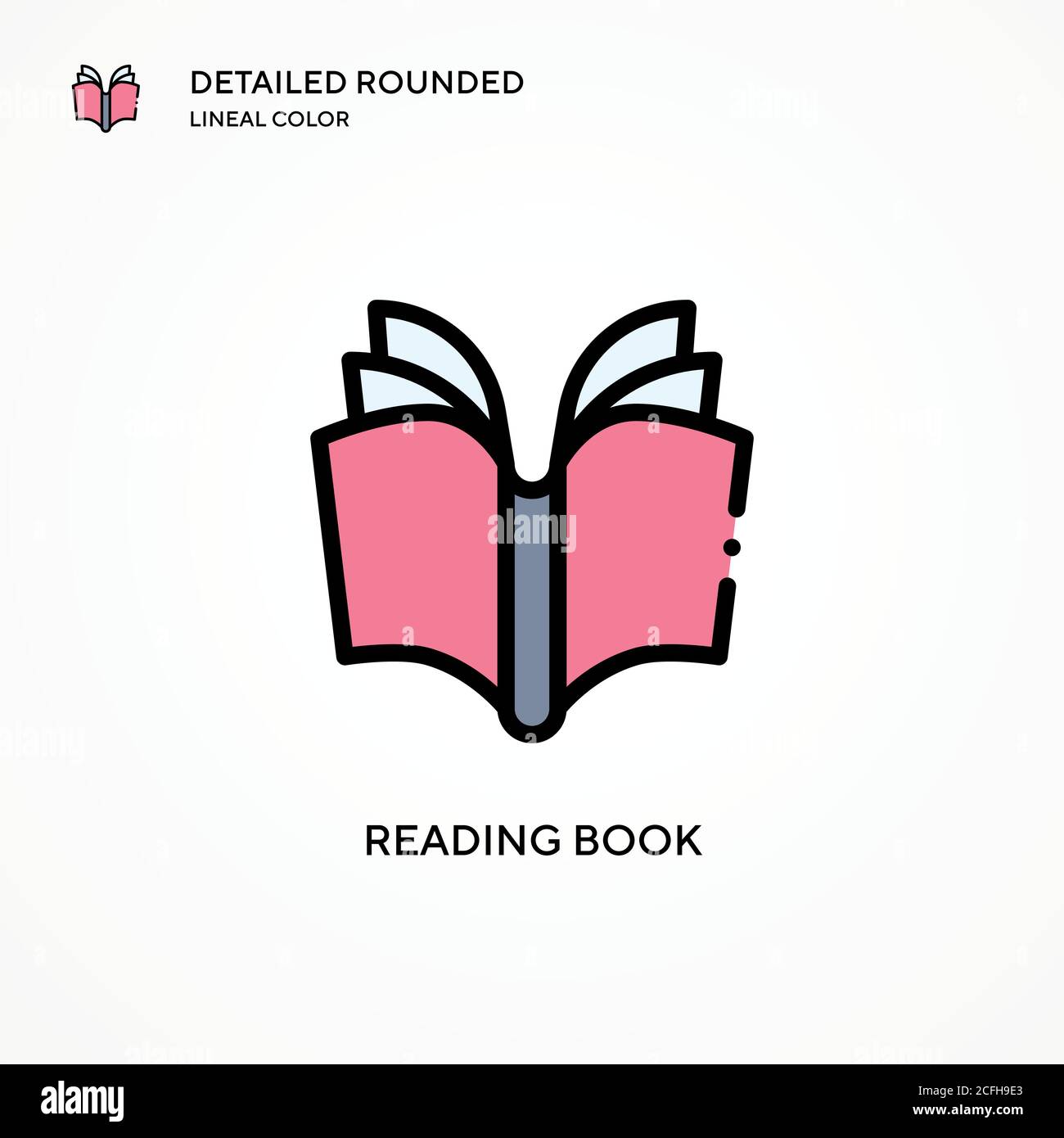 Reading book vector icon. Modern vector illustration concepts. Easy to ...