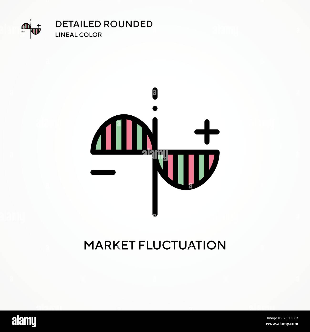 Market fluctuation Stock Vector Images - Alamy